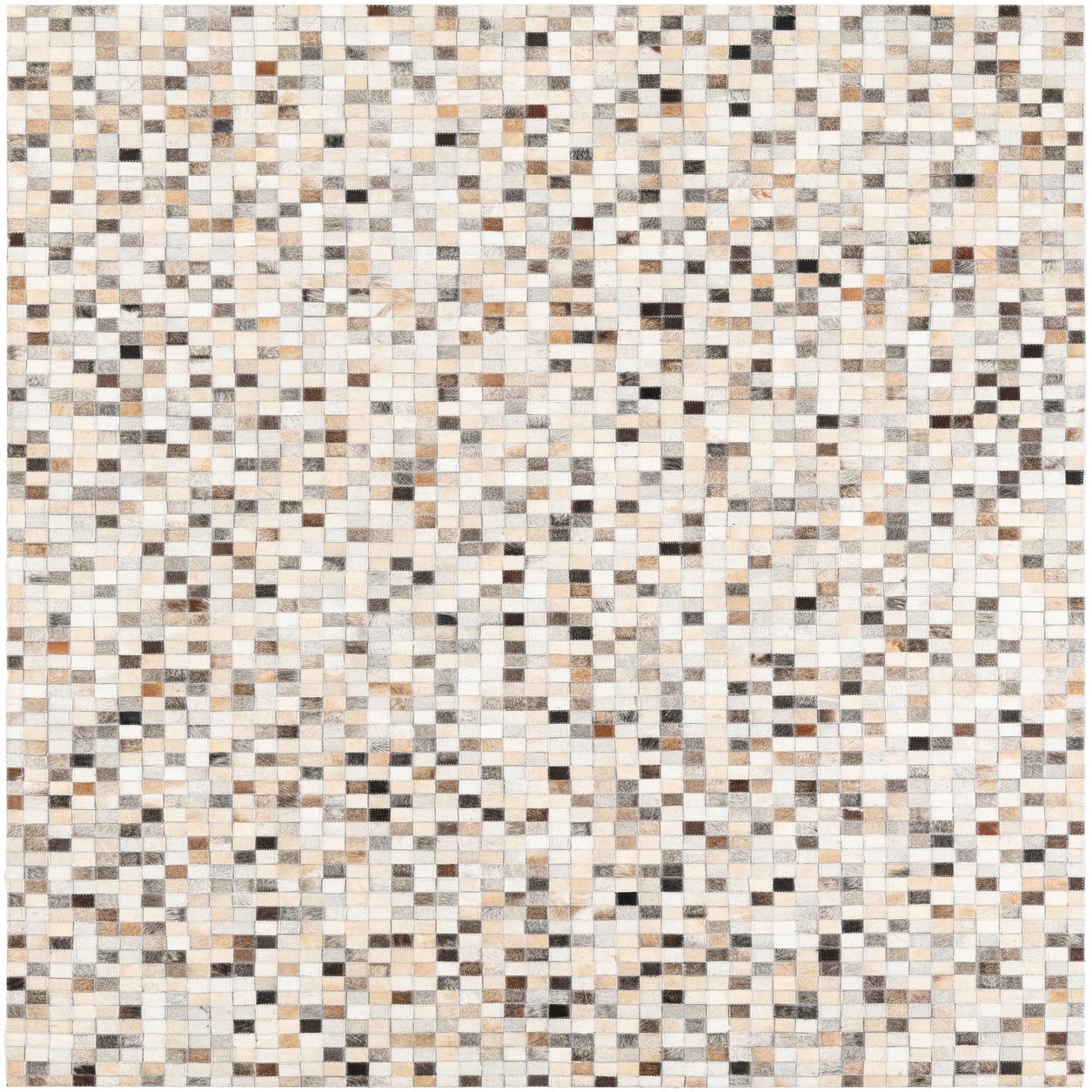 Multicolor 5' x 8' Cowhide Leather Rug | Rugs.com