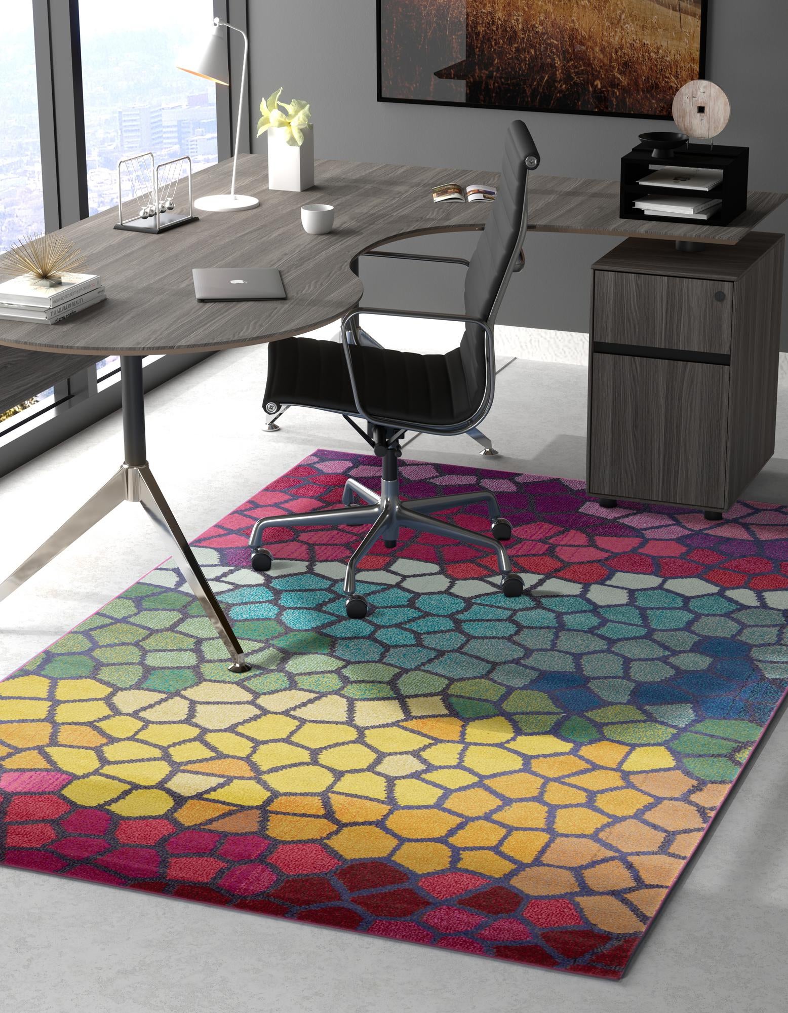 Multicolor 3' 3 x 5' 3 Hyacinth Rug | Rugs.com