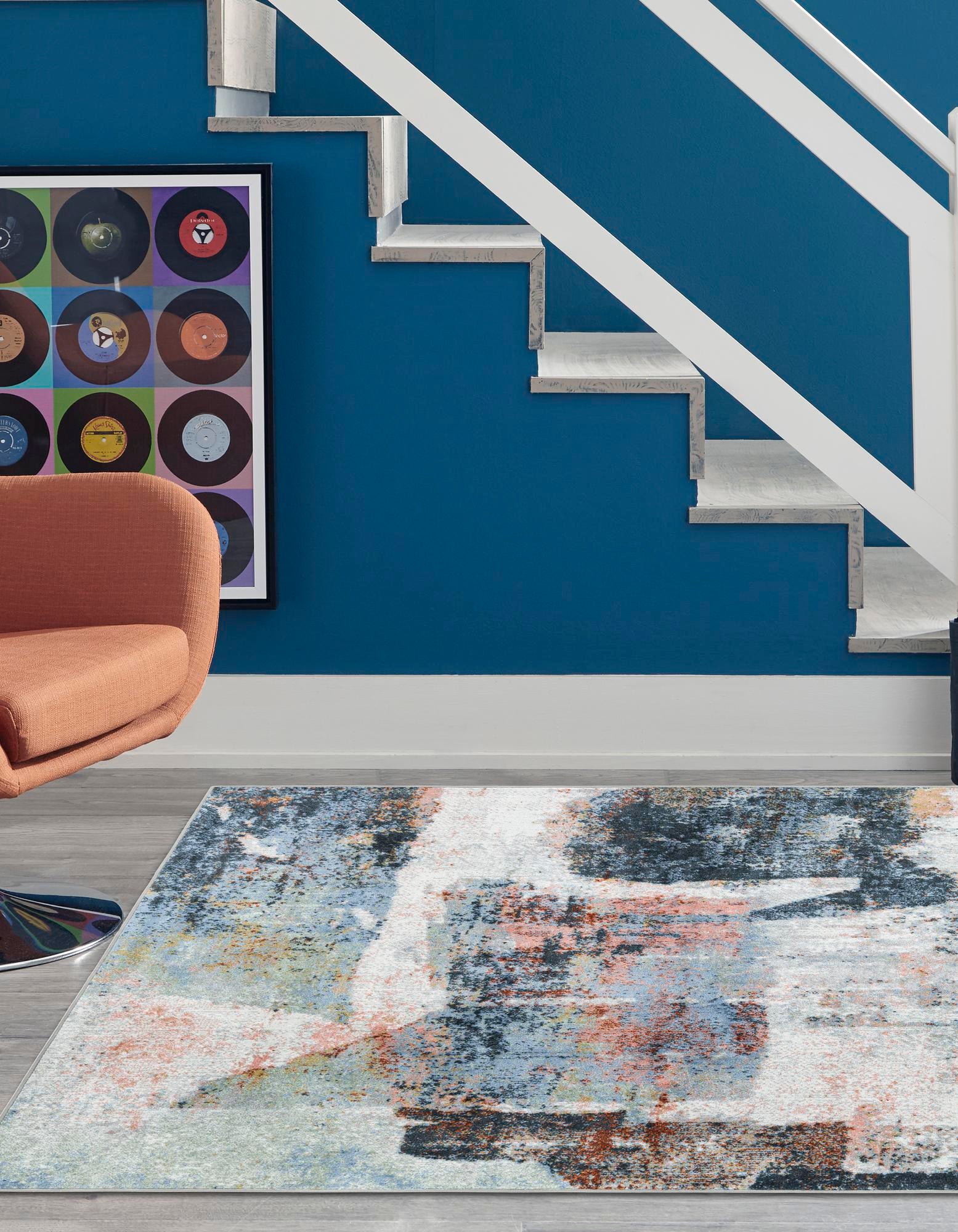 Multicolor 9' x 12' Kamala Washable Rug | Rugs.com