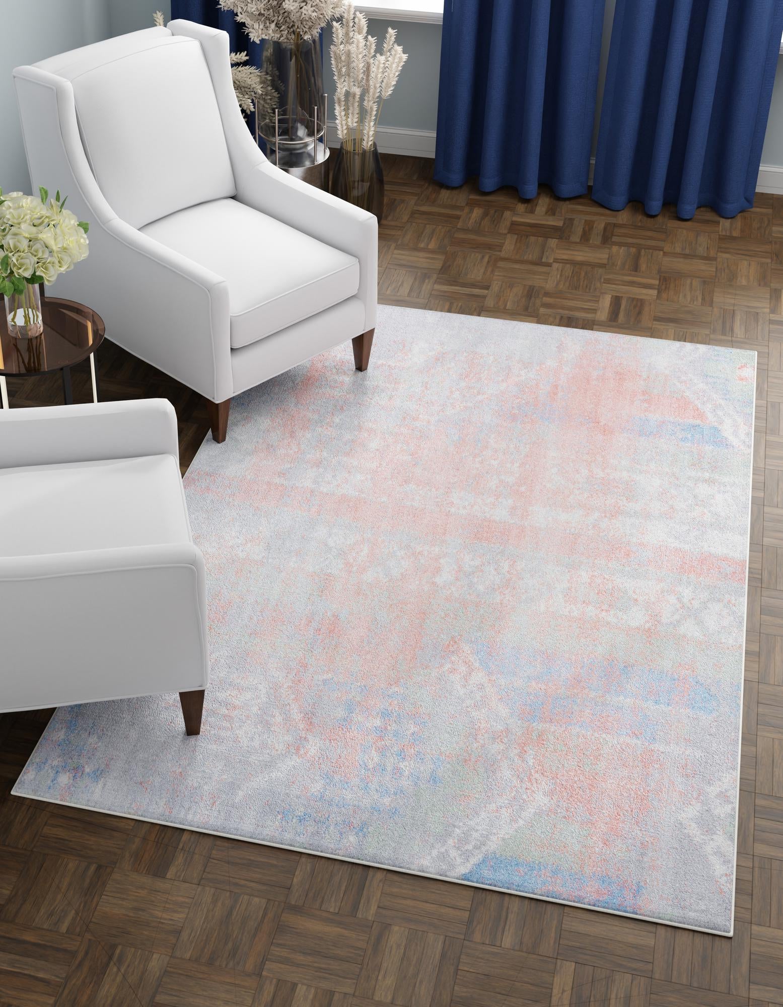 Multicolor 4' x 6' Kamala Washable Rug | Rugs.com