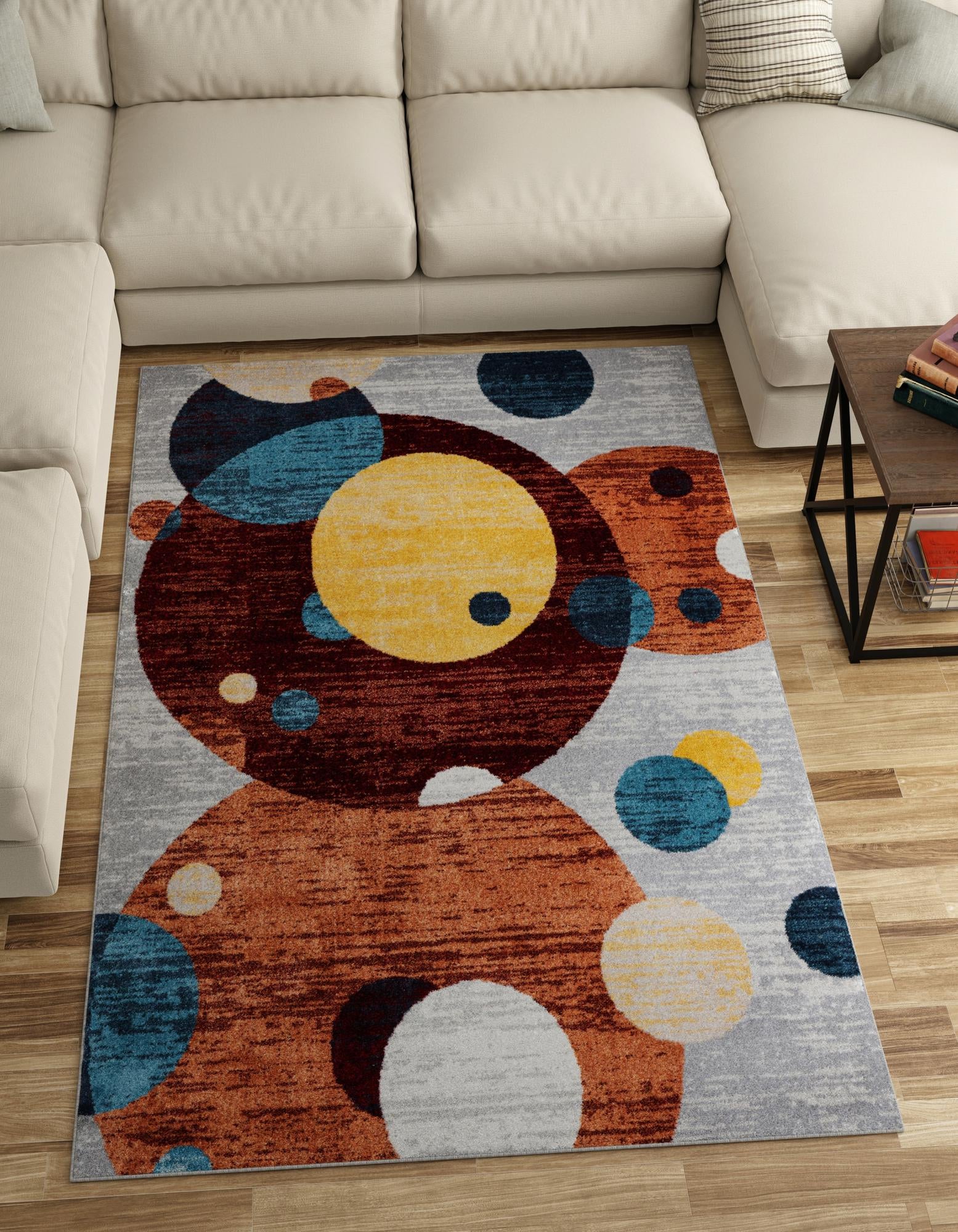 Multicolor 2' x 3' 1 Kamala Washable Rug | Rugs.com