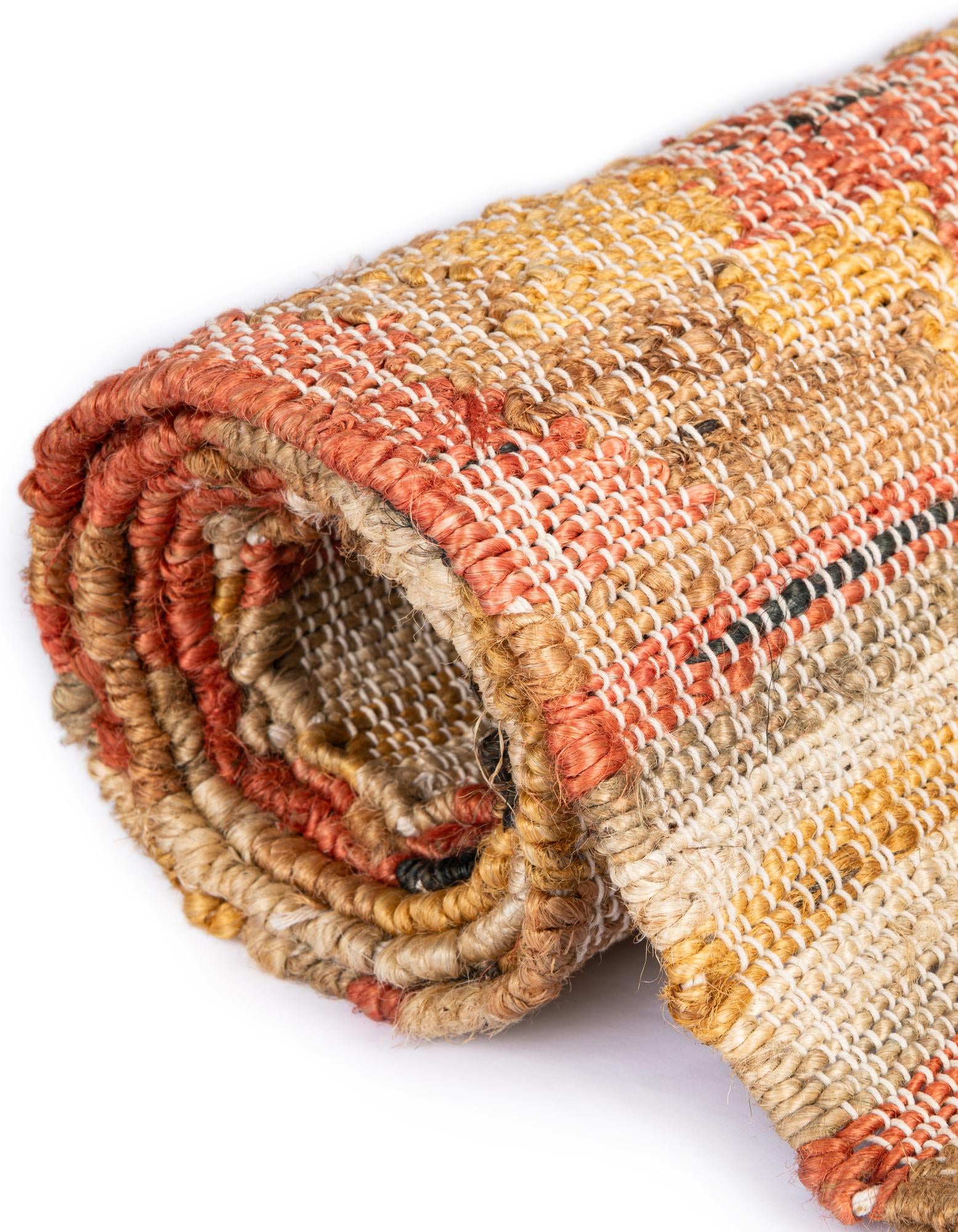 Multicolor 2' x 3' 1 Hand Woven Kilim Jute Rug | Rugs.com