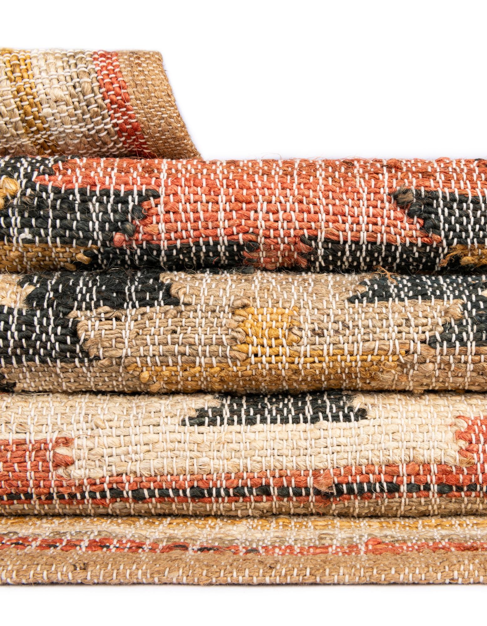 Multicolor 2' x 3' 1 Hand Woven Kilim Jute Rug | Rugs.com