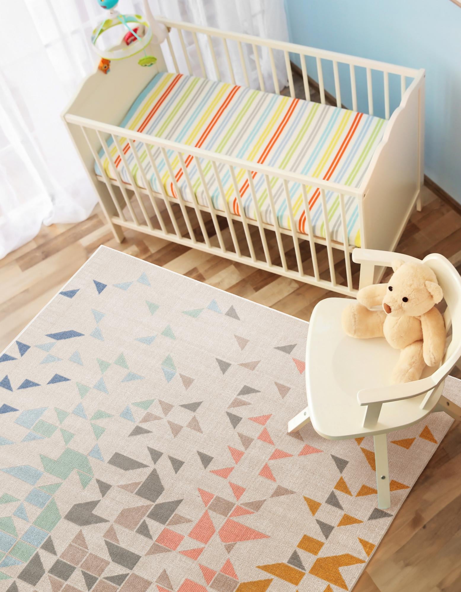 Multicolor 5' x 8' Lotus Rug | Rugs.com