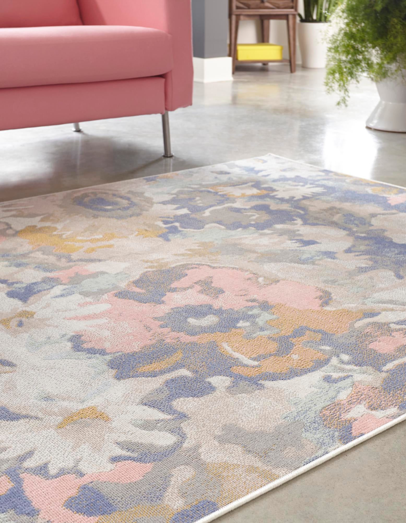 Multicolor 5' x 8' Lotus Rug | Rugs.com