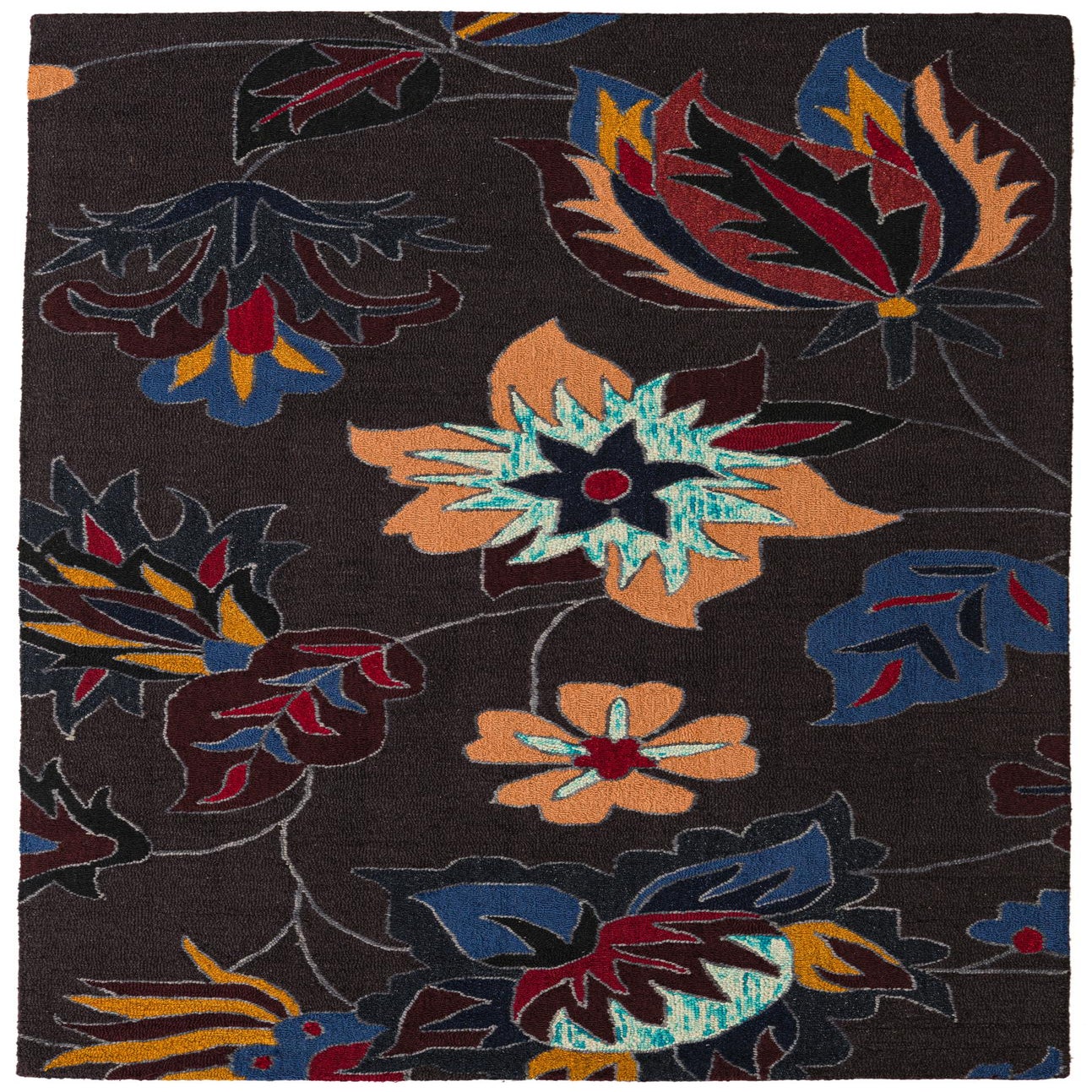 Multicolor 5' 1 x 8' Luna Wool Rug | Rugs.com