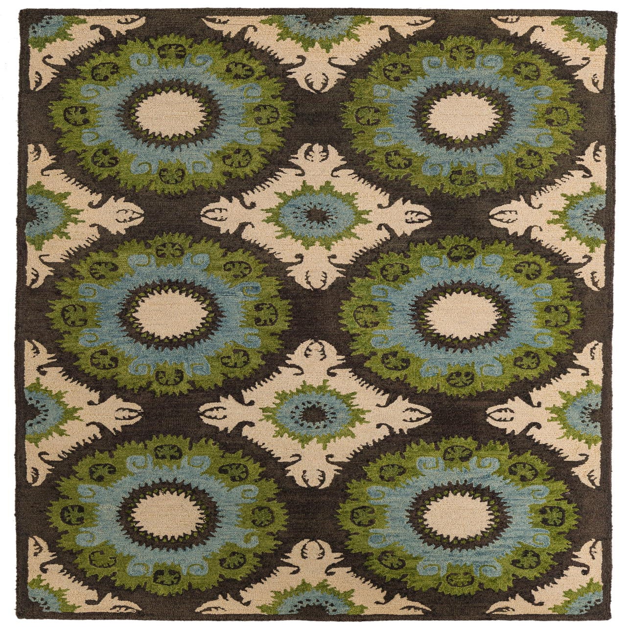 Multicolor 5' 1 x 8' Luna Wool Rug | Rugs.com