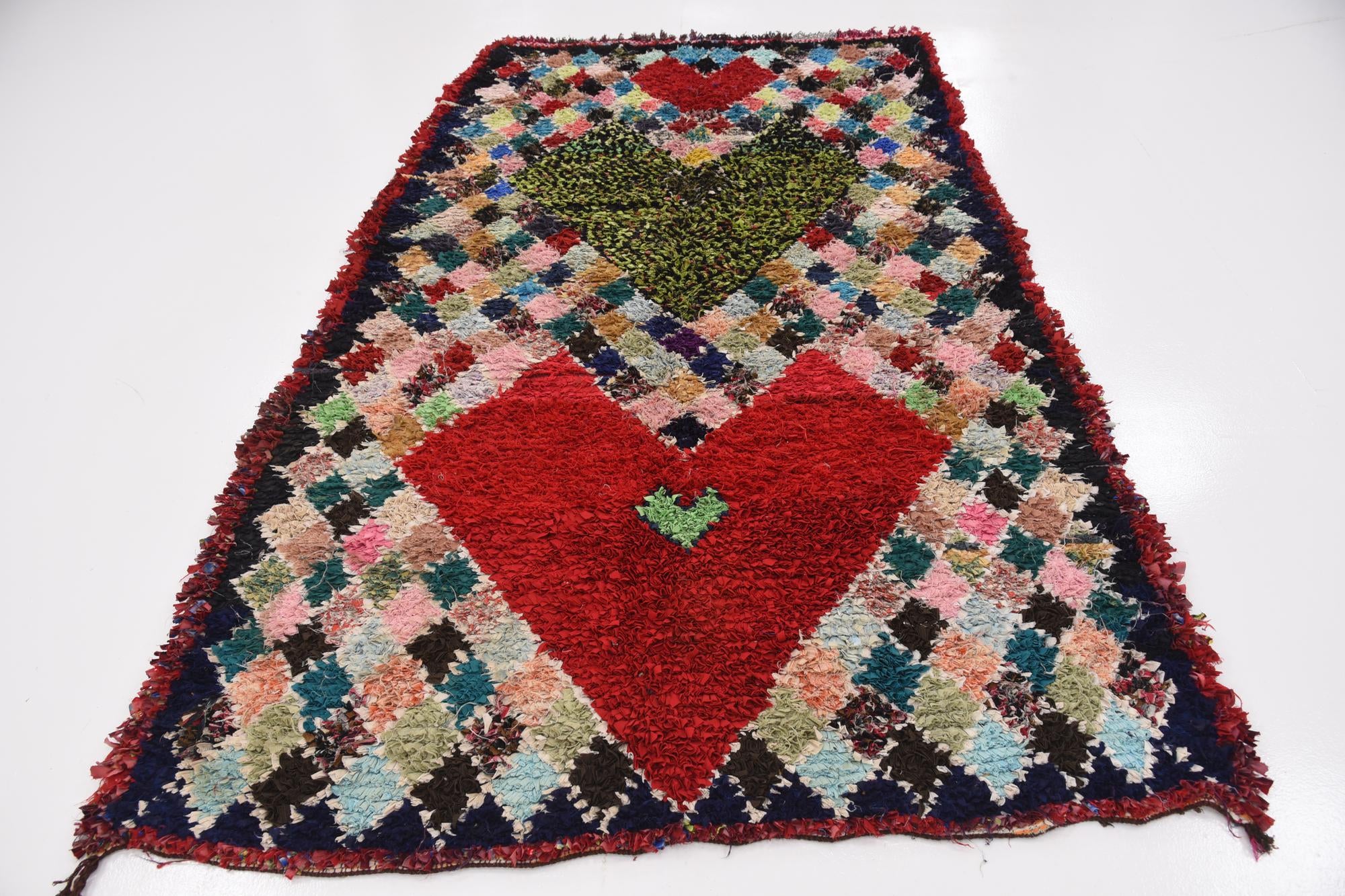 Multicolor 4' 10 x 8' 2 Hand Knotted Moroccan Wool Rug | Rugs.com