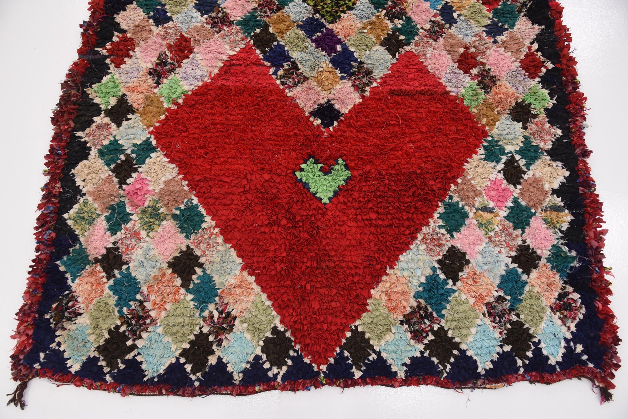 Multicolor 4' 10 x 8' 2 Hand Knotted Moroccan Wool Rug | Rugs.com