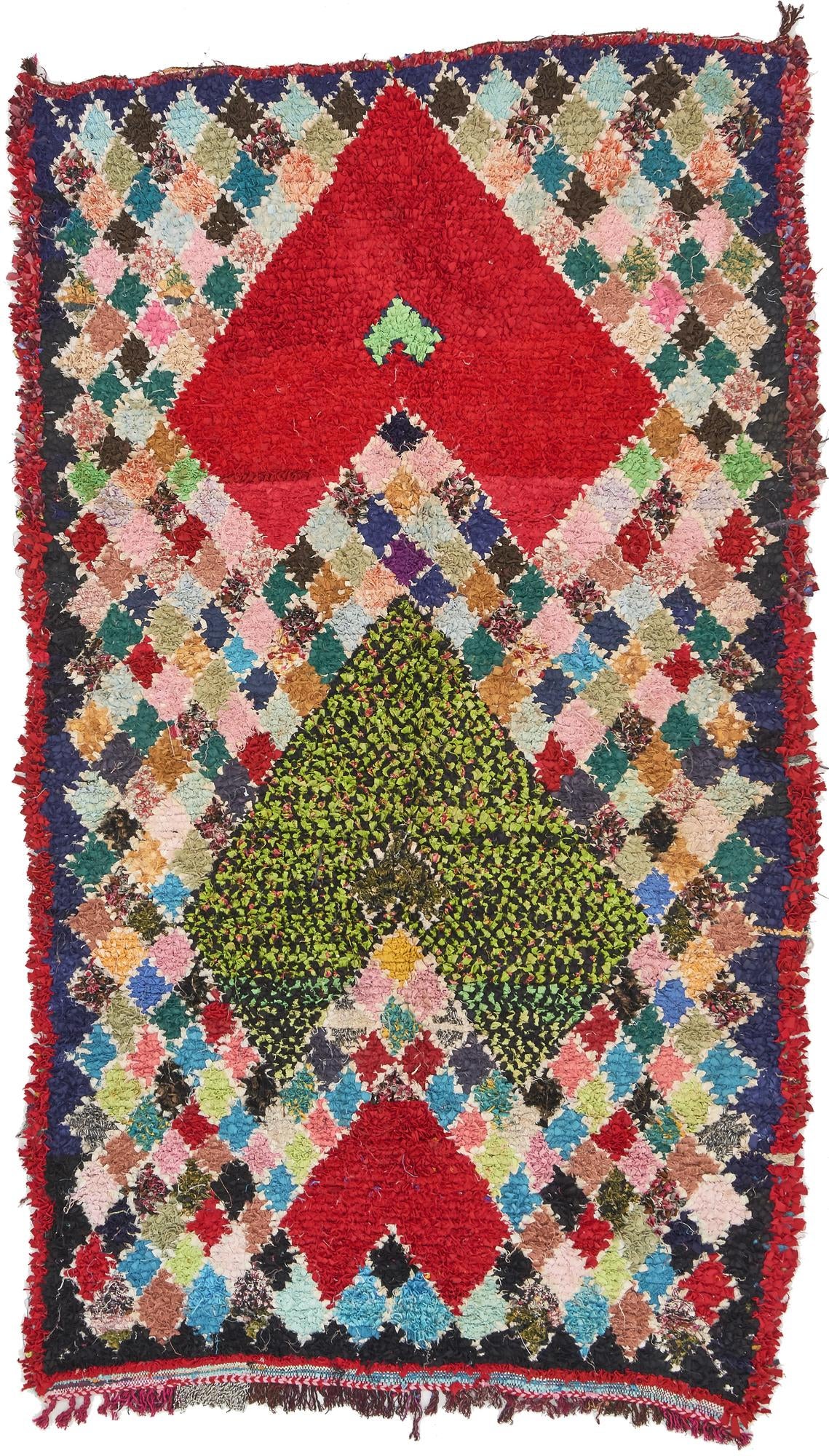 Multicolor 4' 10 x 8' 2 Hand Knotted Moroccan Wool Rug | Rugs.com