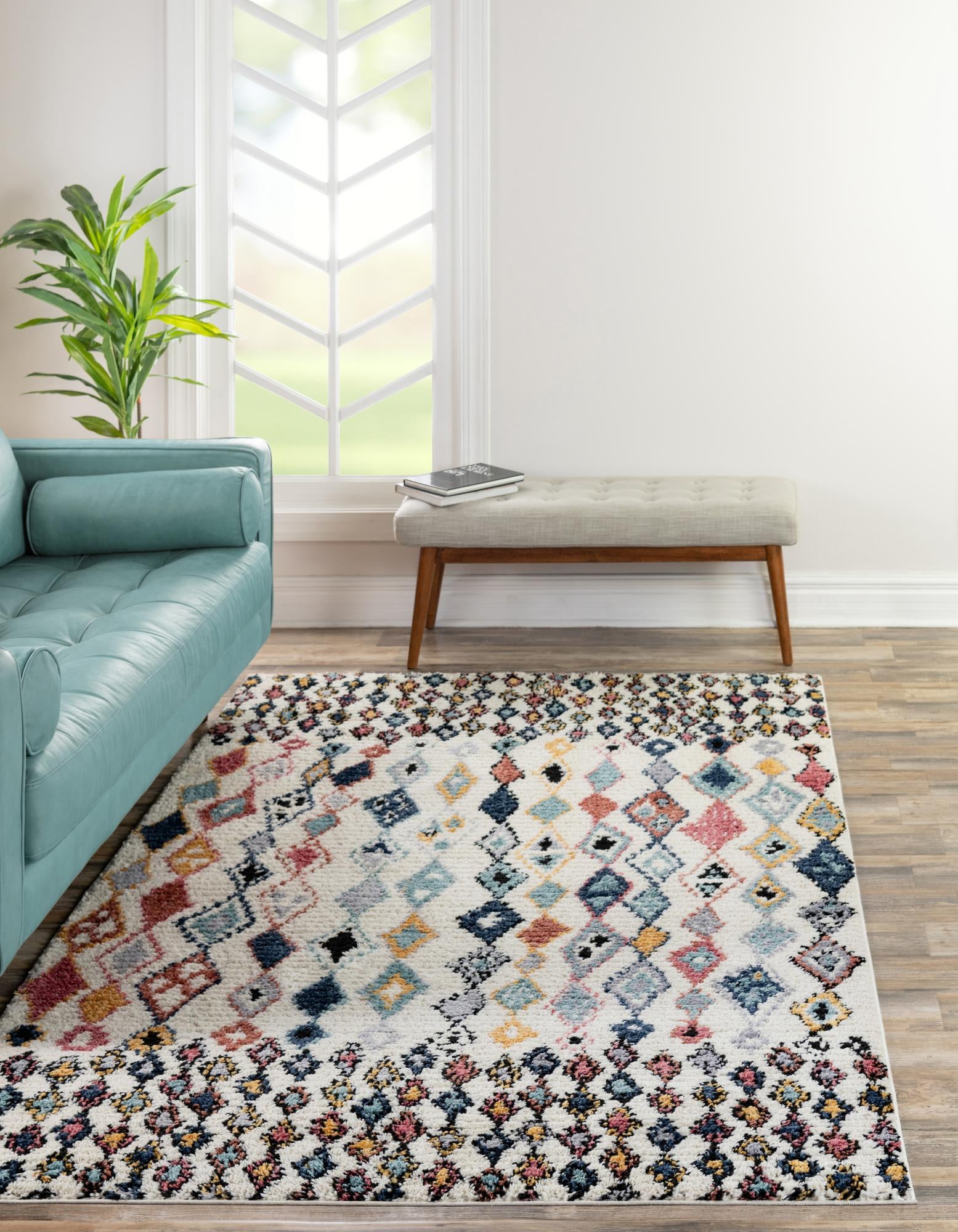 Multicolor 5' x 8' Morocco Rug | Rugs.com