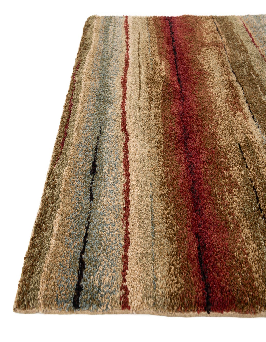 Multicolor 4' x 5' 5 Multi-Tone Shag Rug | Rugs.com