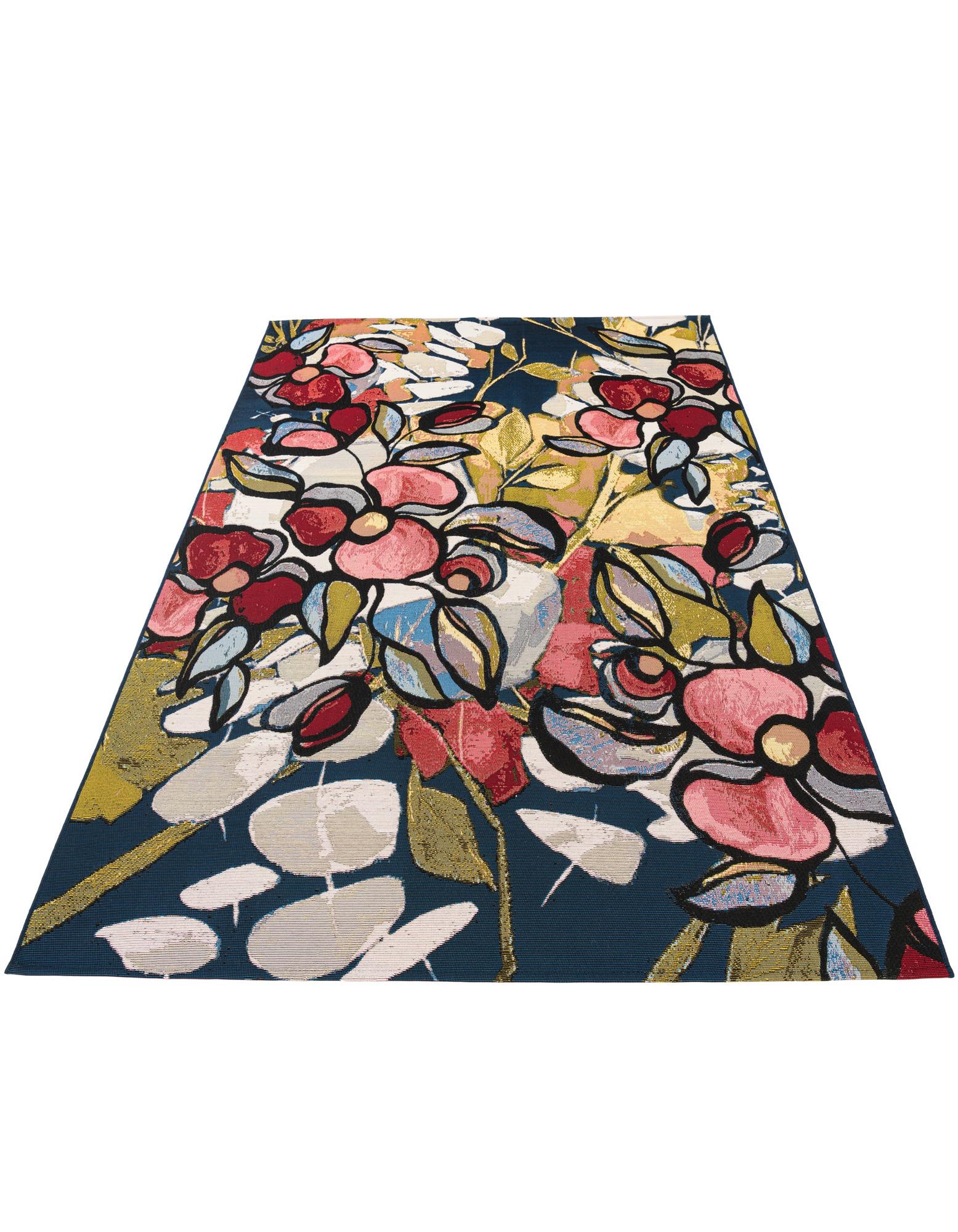 Multicolor 5' 2 x 7' 7 Botanical Outdoor Rug | Rugs.com