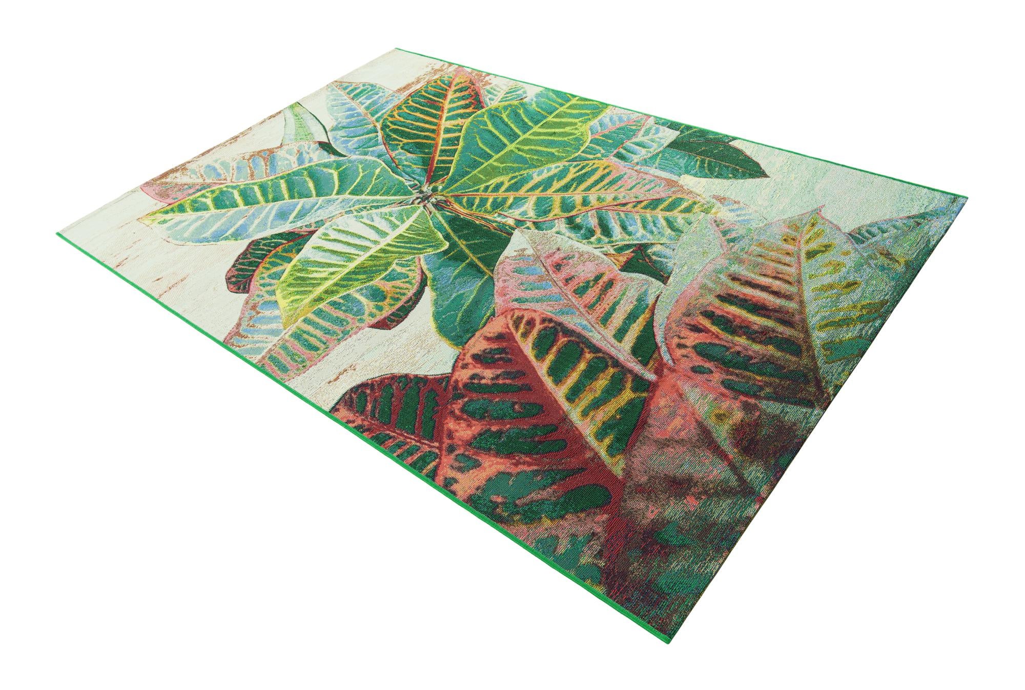 Multicolor 5' 3 x 8' Botanical Indoor / Outdoor Rug | Rugs.com