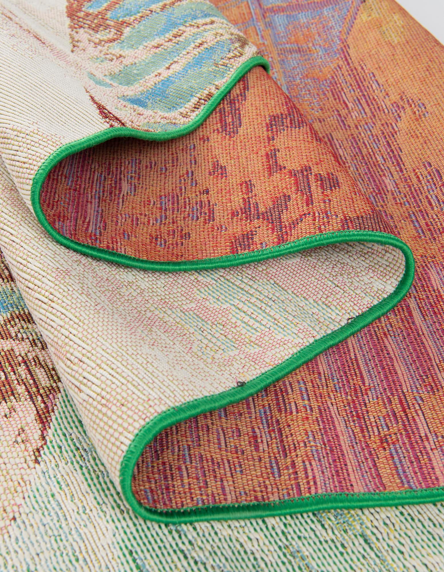 Multicolor 5' 3 x 8' Botanical Indoor / Outdoor Rug | Rugs.com