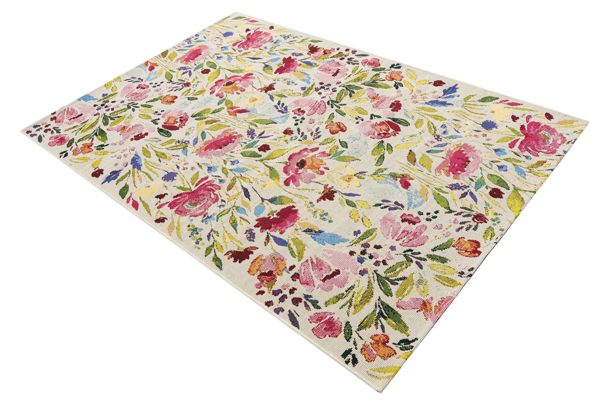 Multicolor 4' x 6' Botanical Indoor / Outdoor Rug | Rugs.com