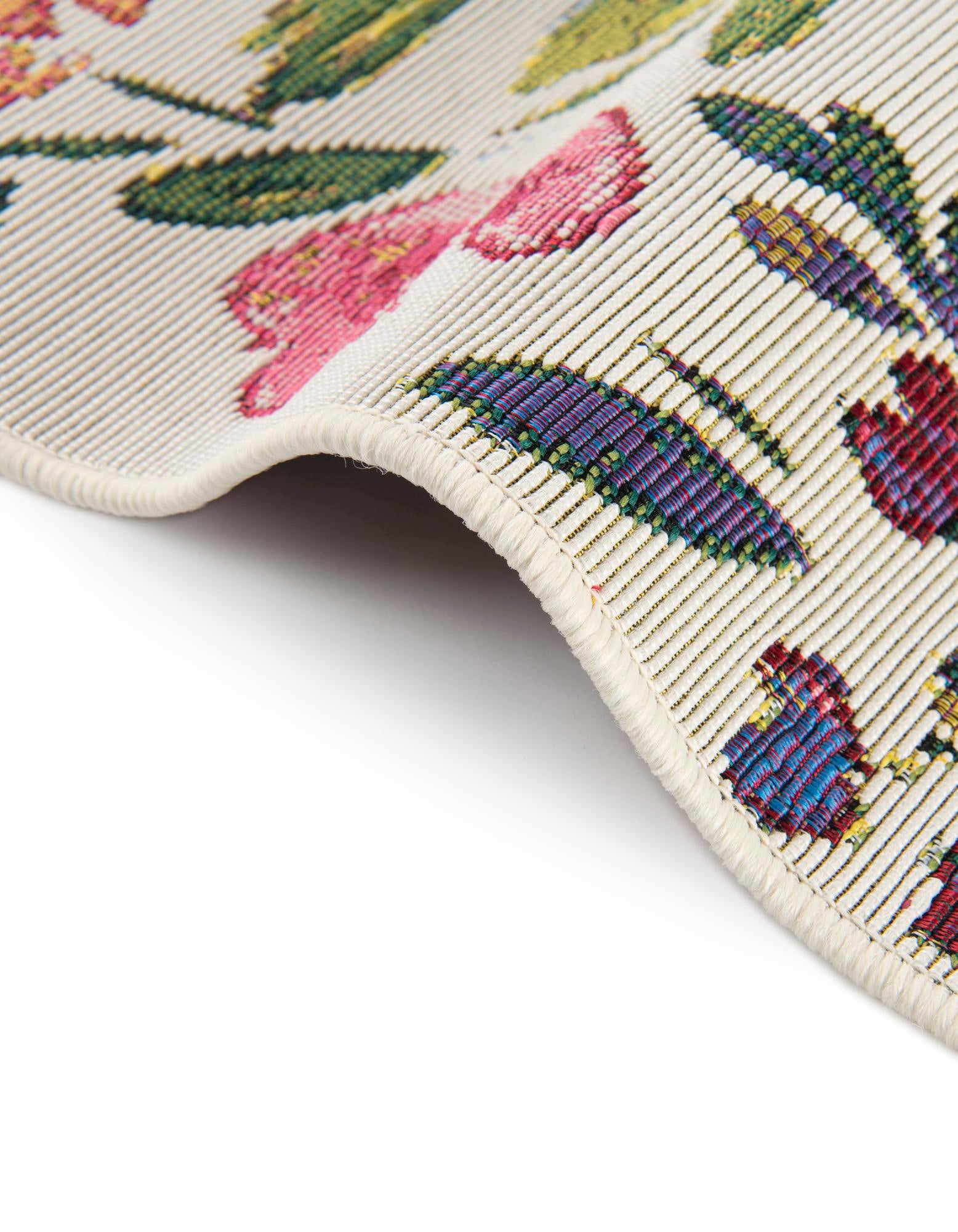 Multicolor 4' x 6' Botanical Indoor / Outdoor Rug | Rugs.com