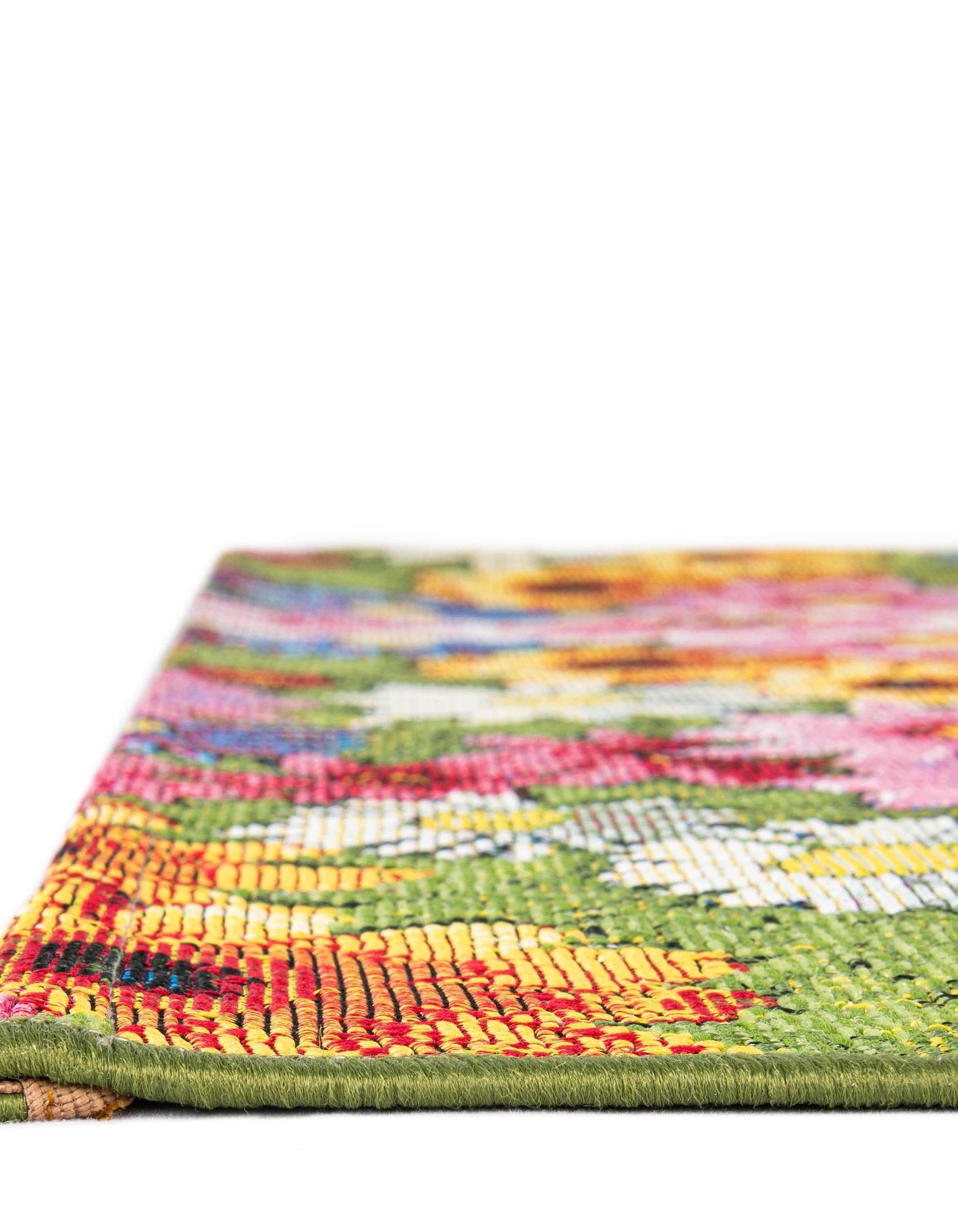Multicolor 5' x 7' Botanical Indoor / Outdoor Rug | Rugs.com