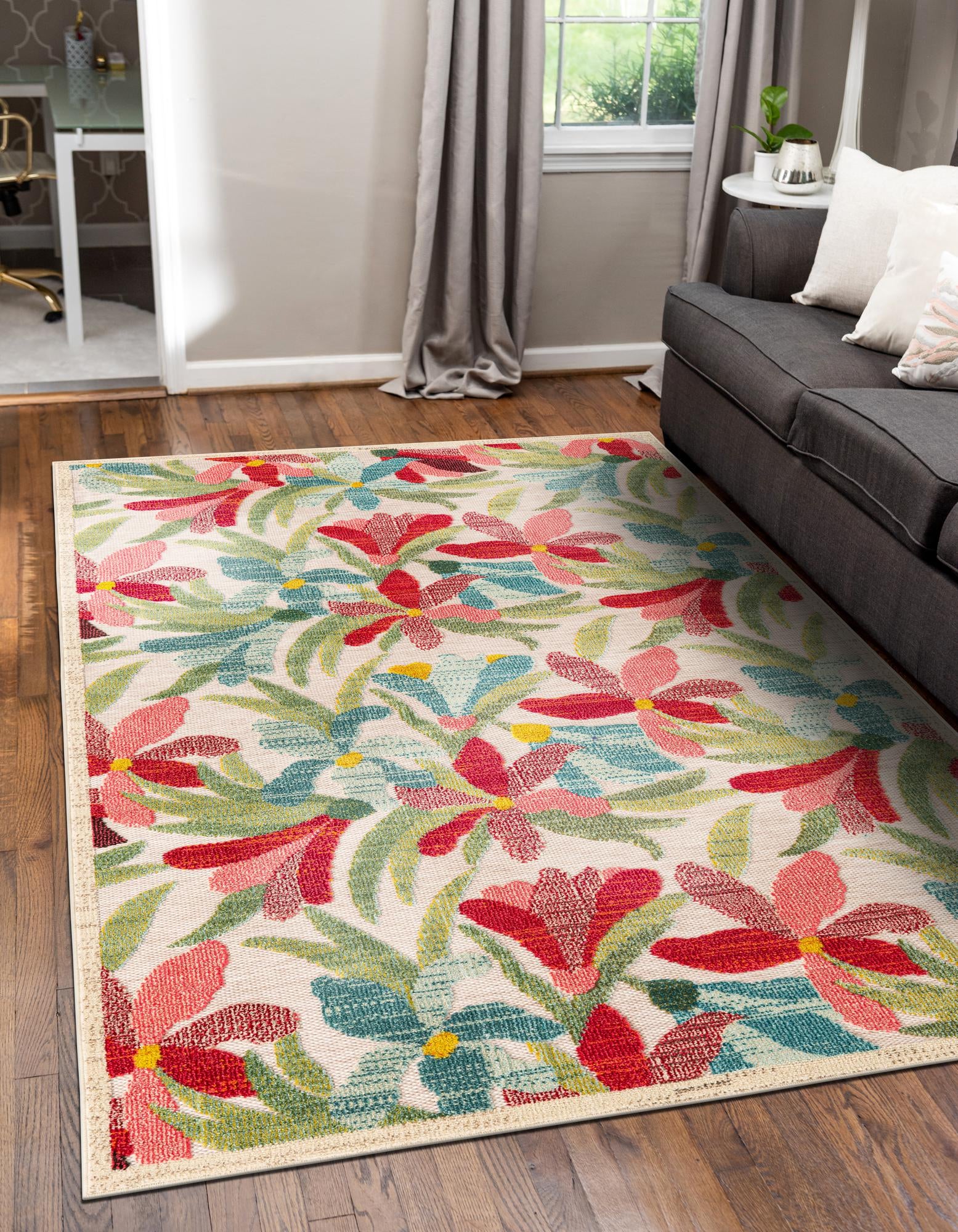 Multicolor 7' 10 x 10' Casablanca Indoor / Outdoor Rug | Rugs.com