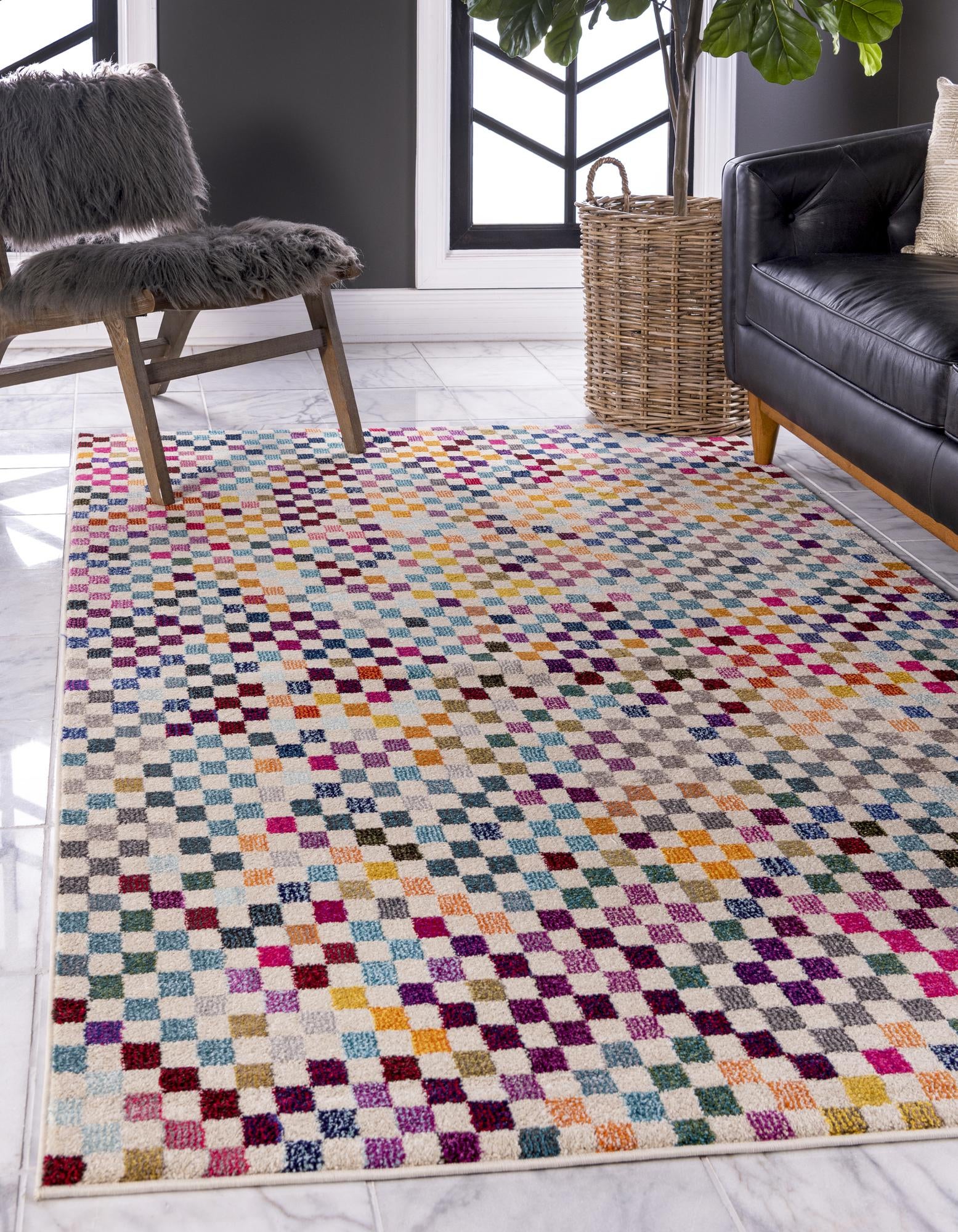 Multicolor 4' x 6' Theia Rug | Rugs.com
