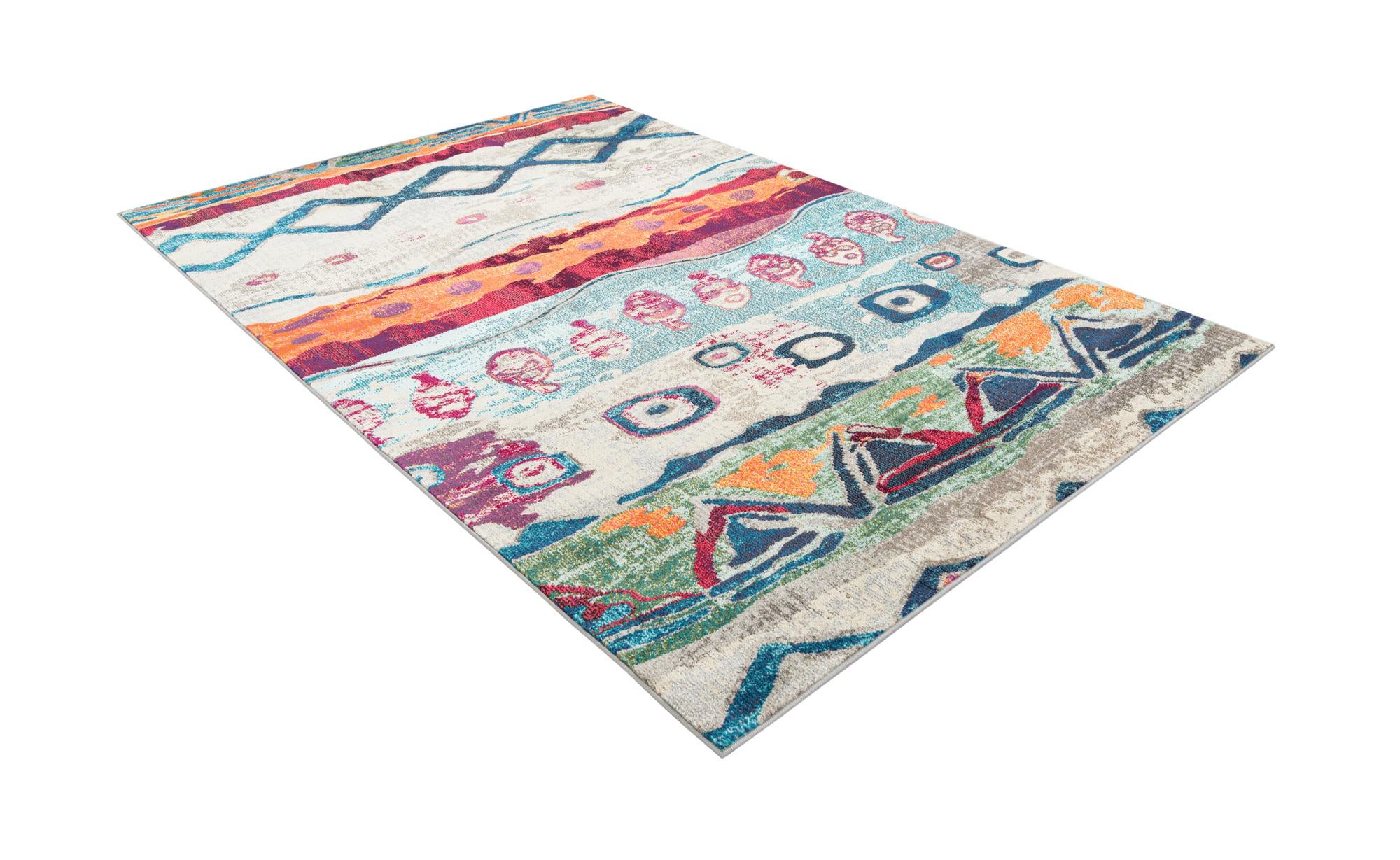 Multicolor 6' x 9' Vivid Rug | Rugs.com