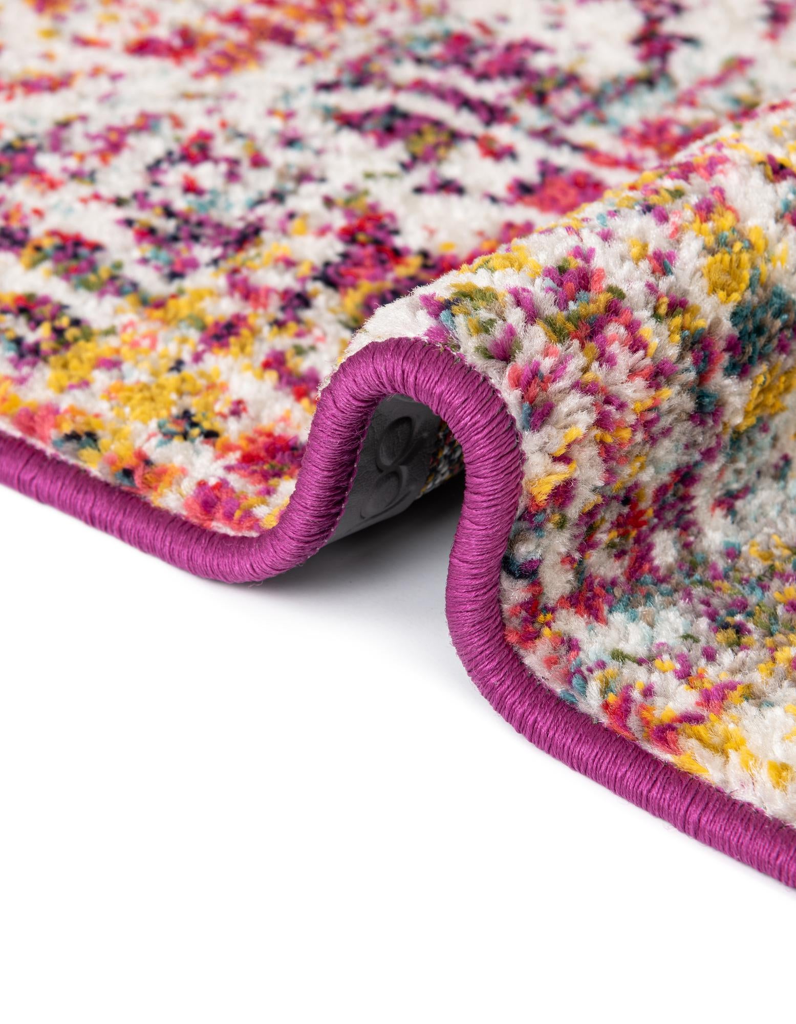 Multicolor 5' x 5' Arlington Round Rug | Rugs.com