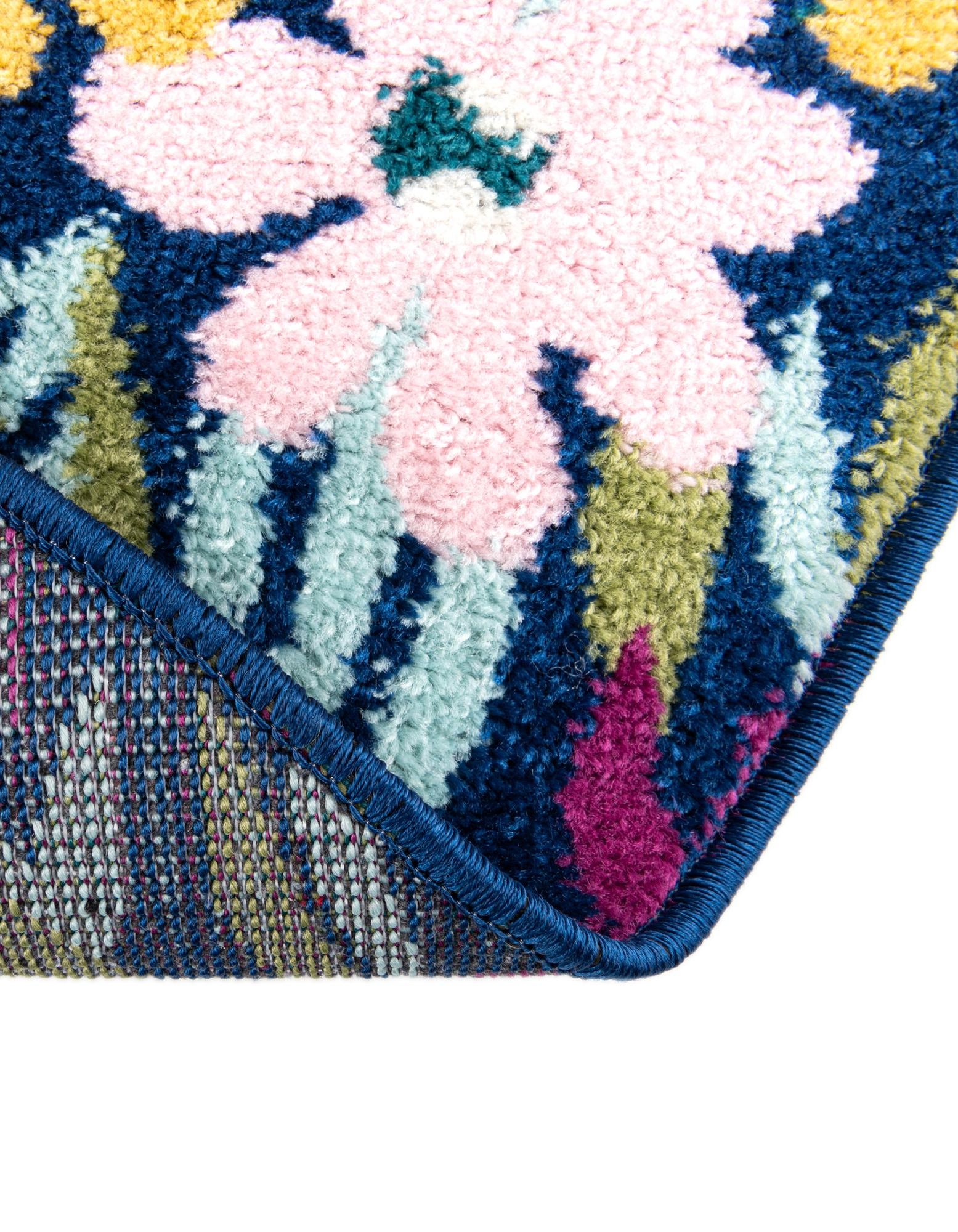 Multicolor 7' x 7' Bloom Round Rug | Rugs.com