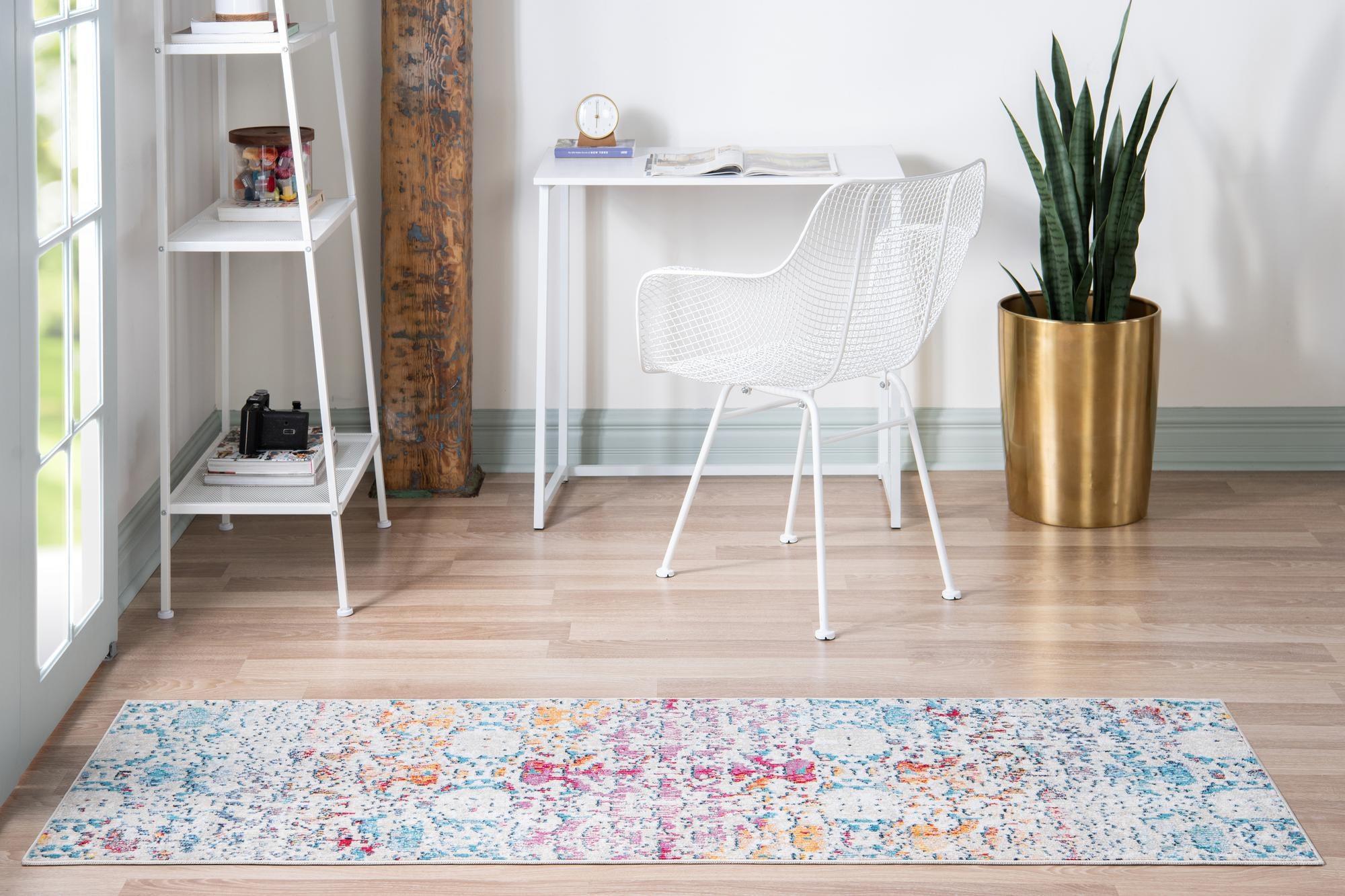 Multicolor 2' 2 x 6' Amulet Runner Rug | Rugs.com