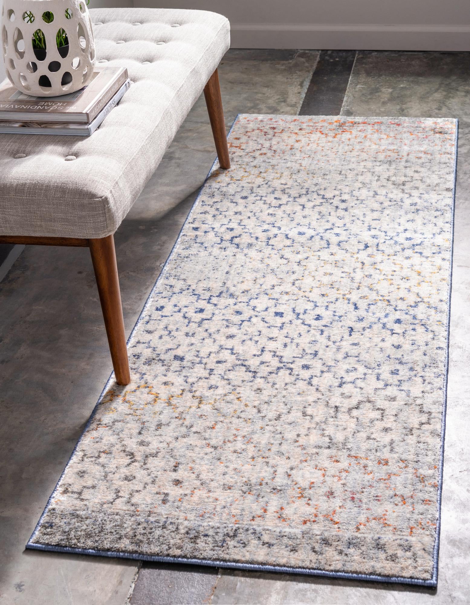 Multicolor 2' 2 x 6' Noble Runner Rug | Rugs.com