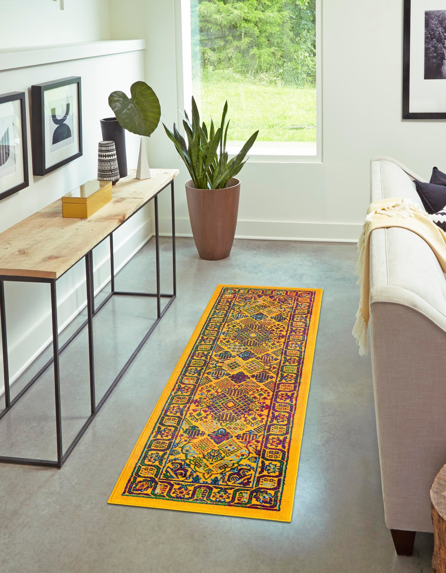 Multicolor 2' x 6' Calypso Runner Rug | Rugs.com