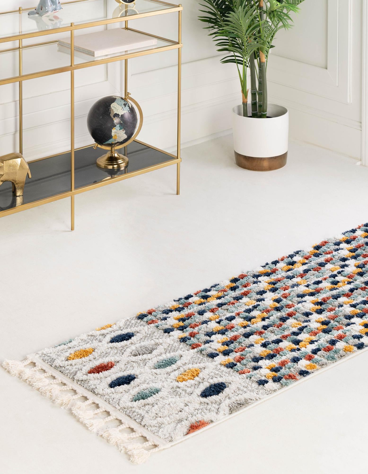 Multicolor 2' x 12' Cherokee Runner Rug | Rugs.com