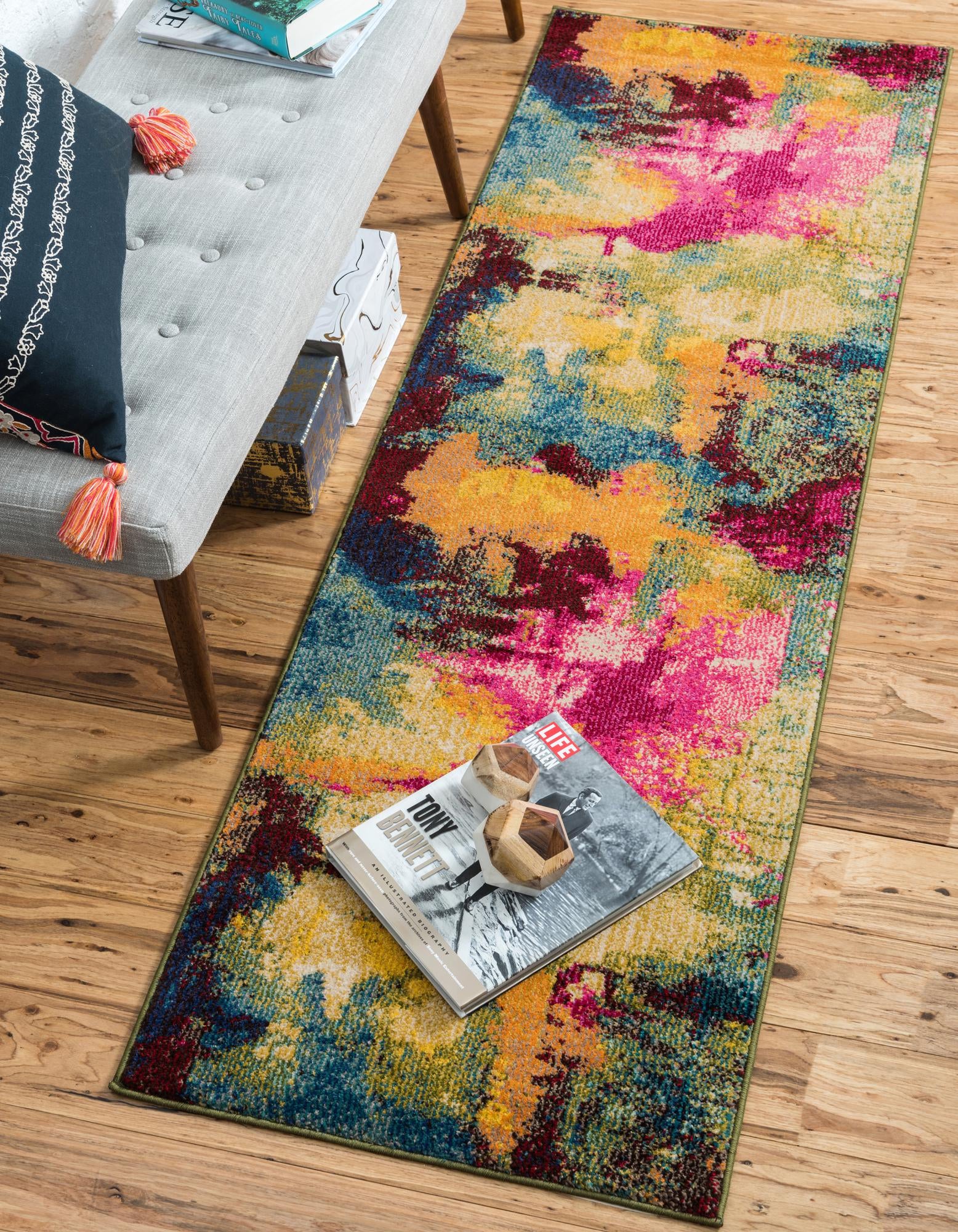 Multicolor 2' x 6' Arlington Runner Rug | Rugs.com