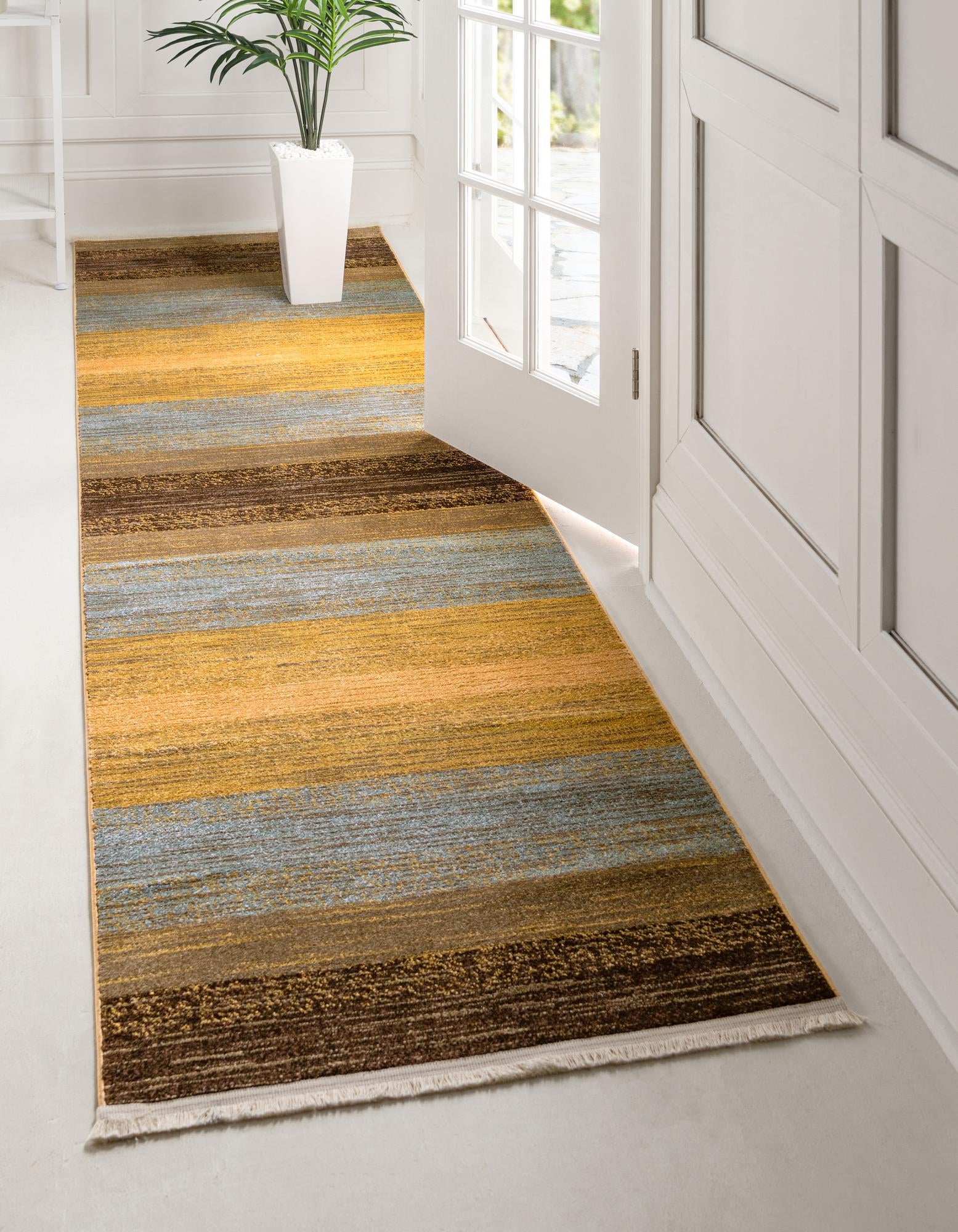 Multicolor 2' 7 x 10' Tuscany Runner Rug | Rugs.com