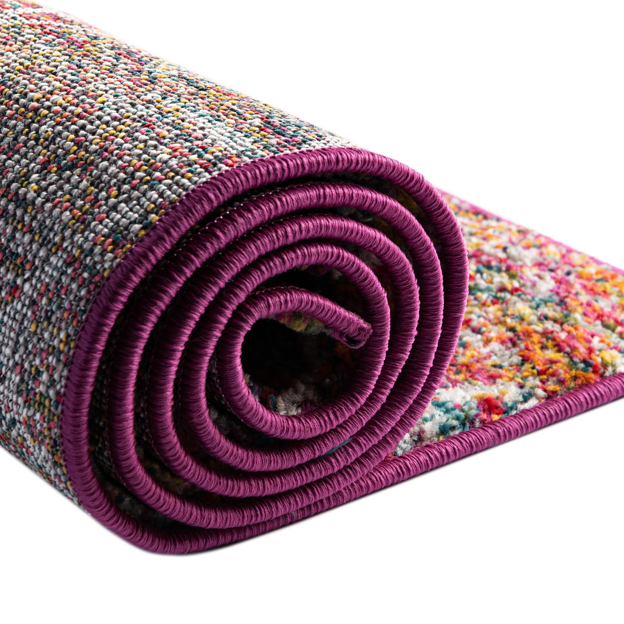 Multicolor 2' x 13' Lattice Frieze Runner Rug | Rugs.com