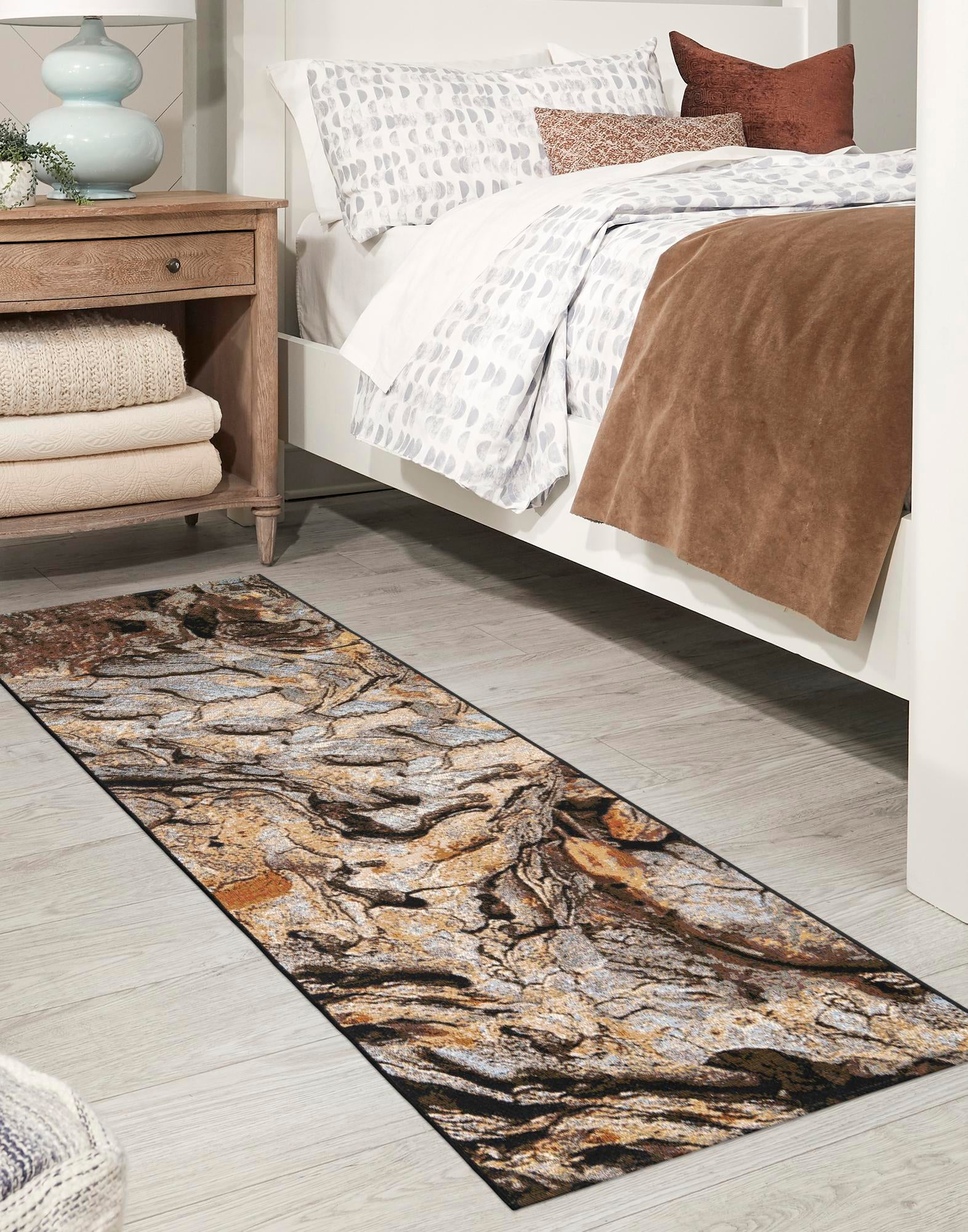 Multicolor 2' 7 x 12' Modern Indoor / Outdoor Runner Rug | Rugs.com