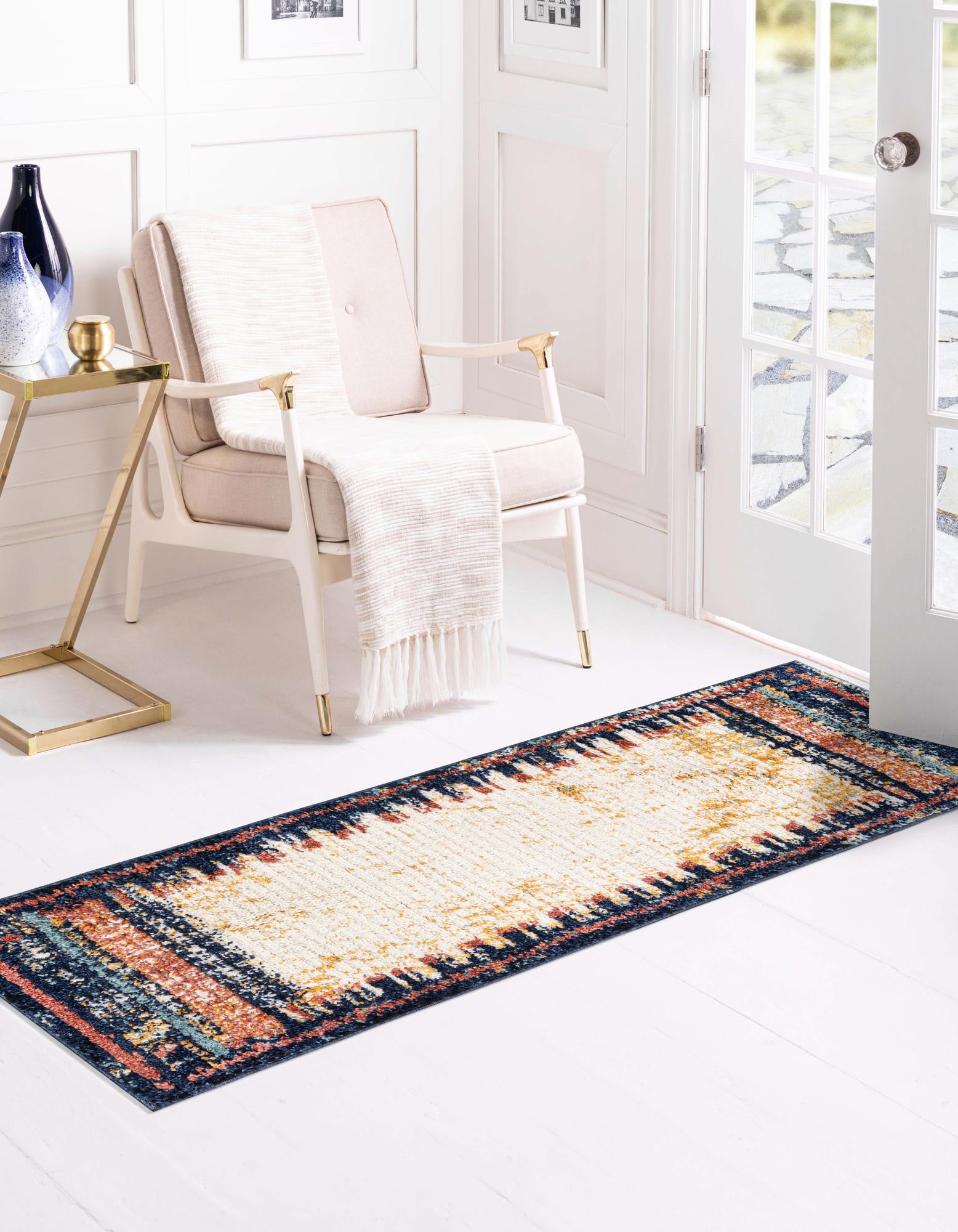 Multicolor 2' 7 x 12' Tagine Runner Rug | Rugs.com