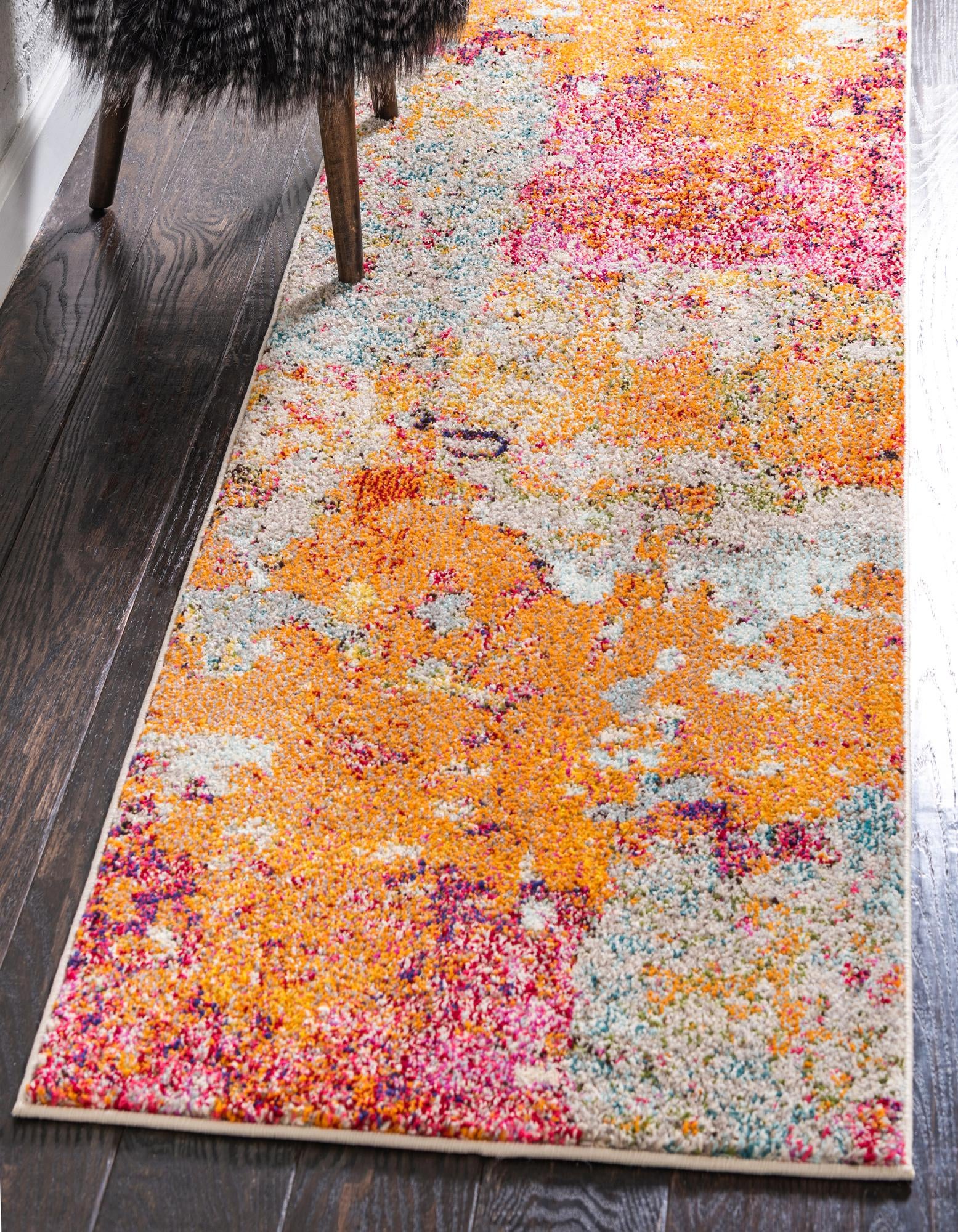 Multicolor 2' 7 x 10' Theia Runner Rug | Rugs.com