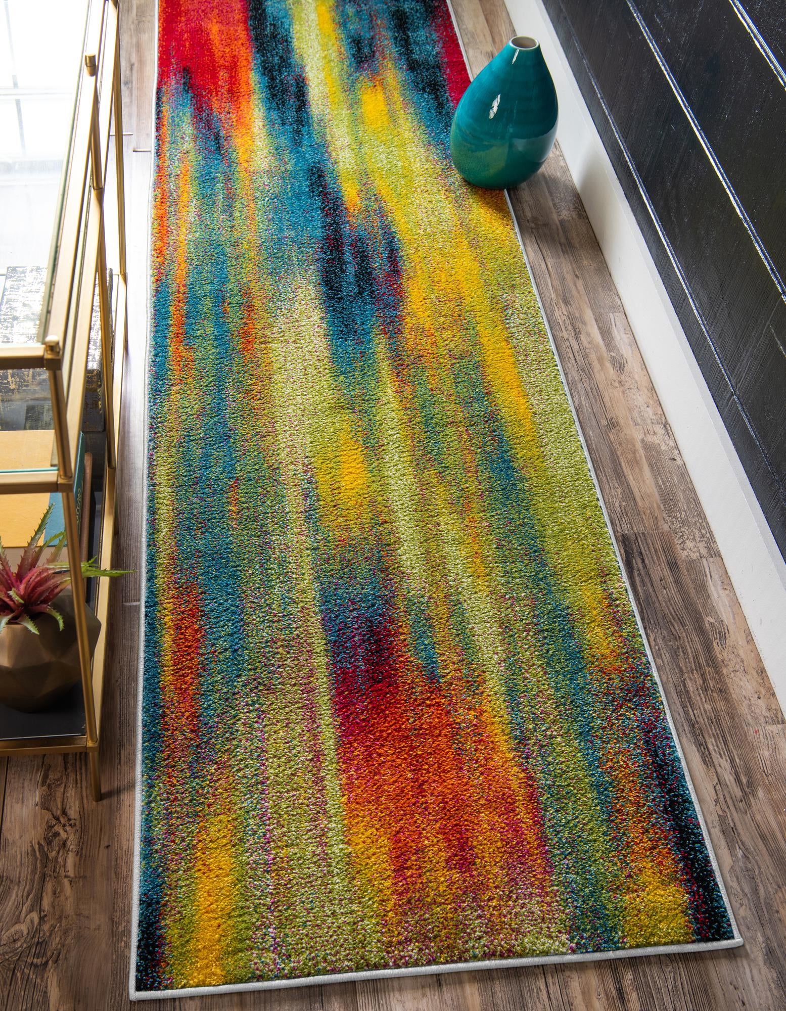 Multicolor 2' 7 x 10' Tuscany Runner Rug | Rugs.com