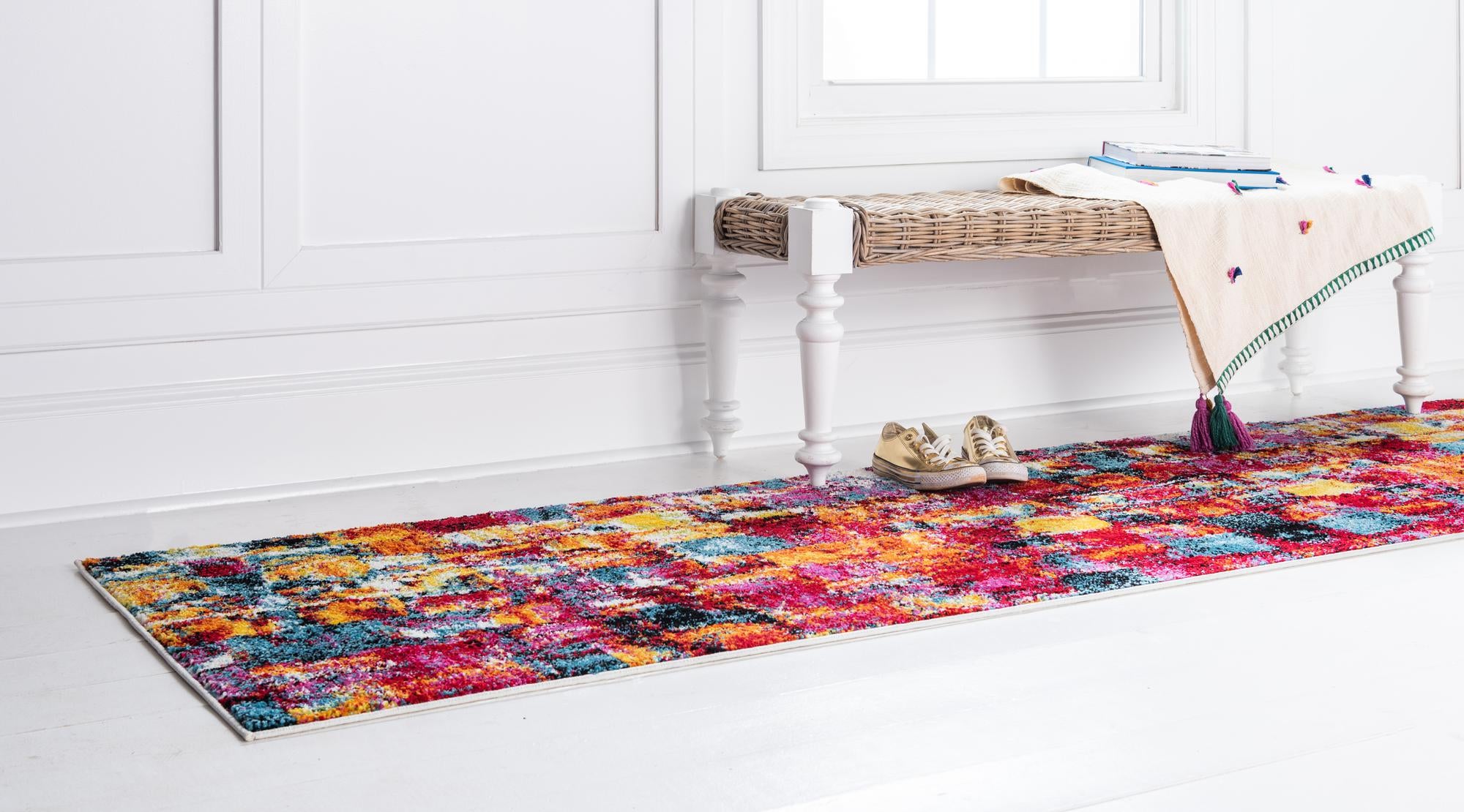 Multicolor 2' x 6' Tuscany Runner Rug | Rugs.com