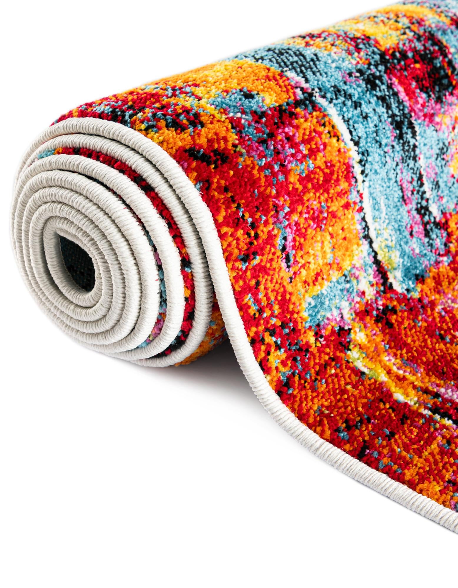 Multicolor 2' x 6' Tuscany Runner Rug | Rugs.com