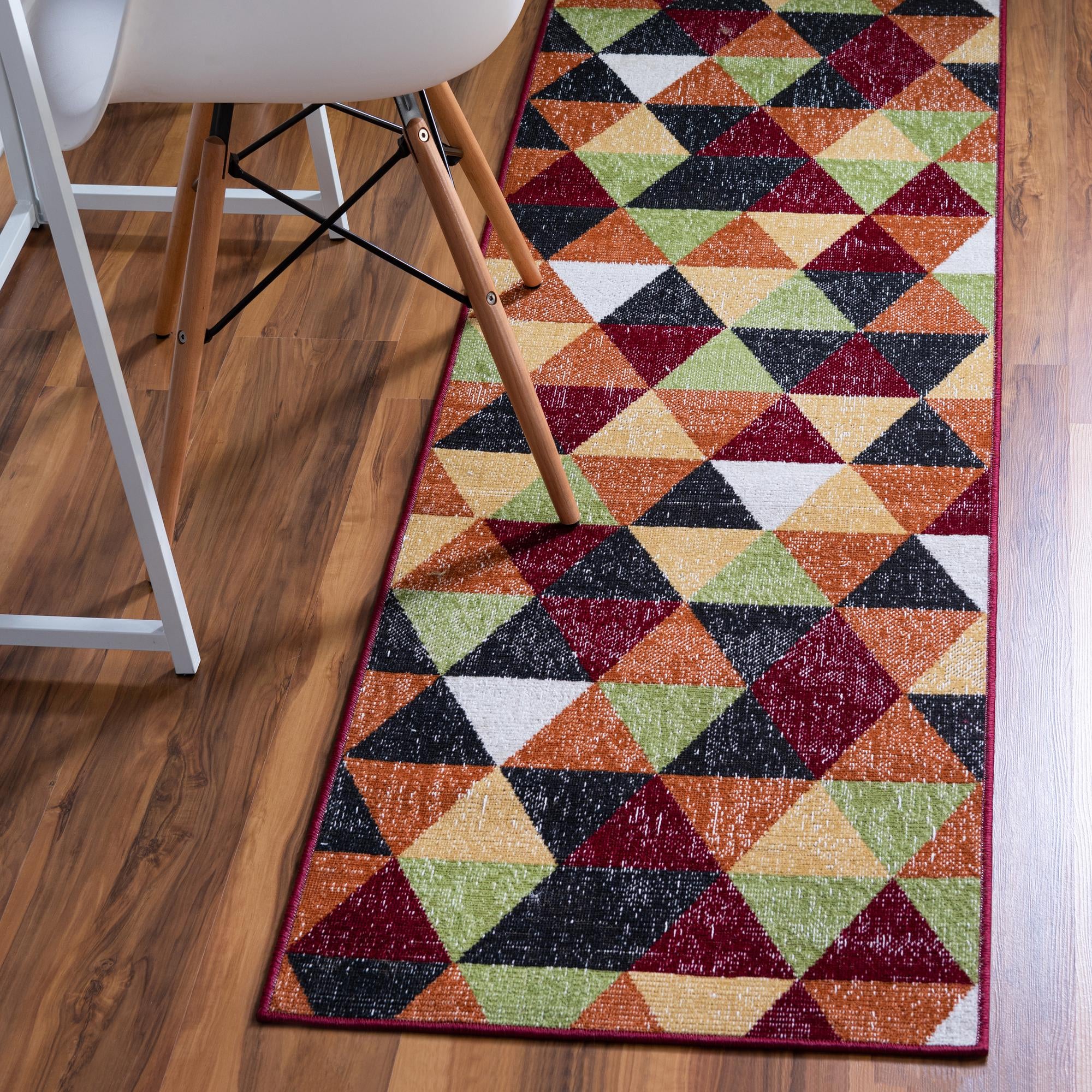 Multicolor 2' x 6' Valencia Runner Rug | Rugs.com