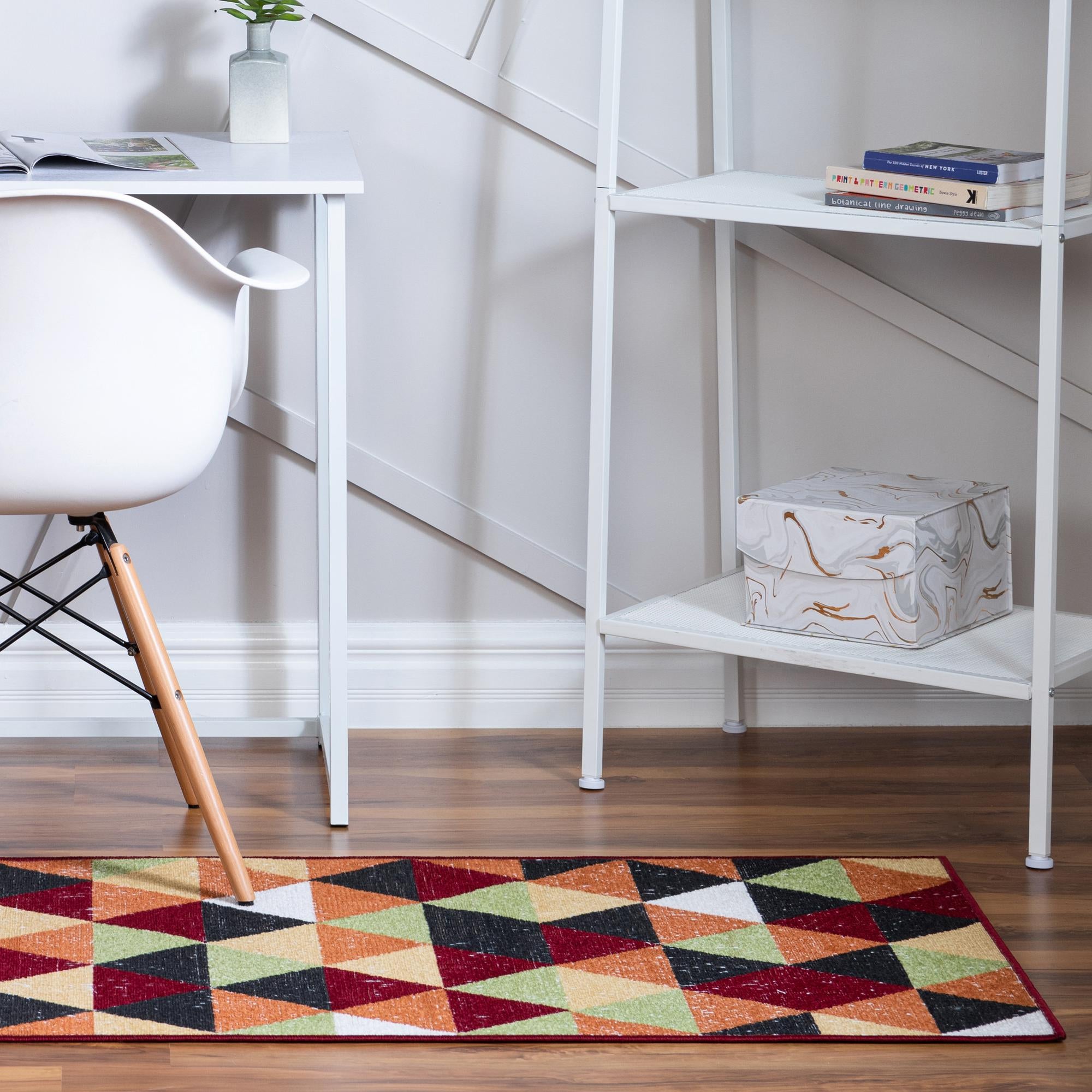 Multicolor 2' x 6' Valencia Runner Rug | Rugs.com