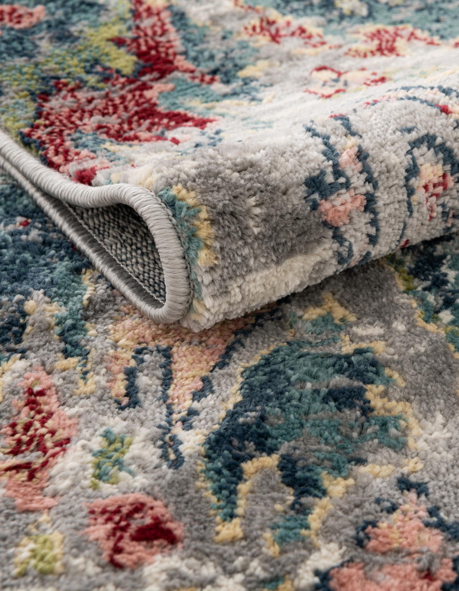 Multicolor 8' x 8' Charleston Square Rug | Rugs.com