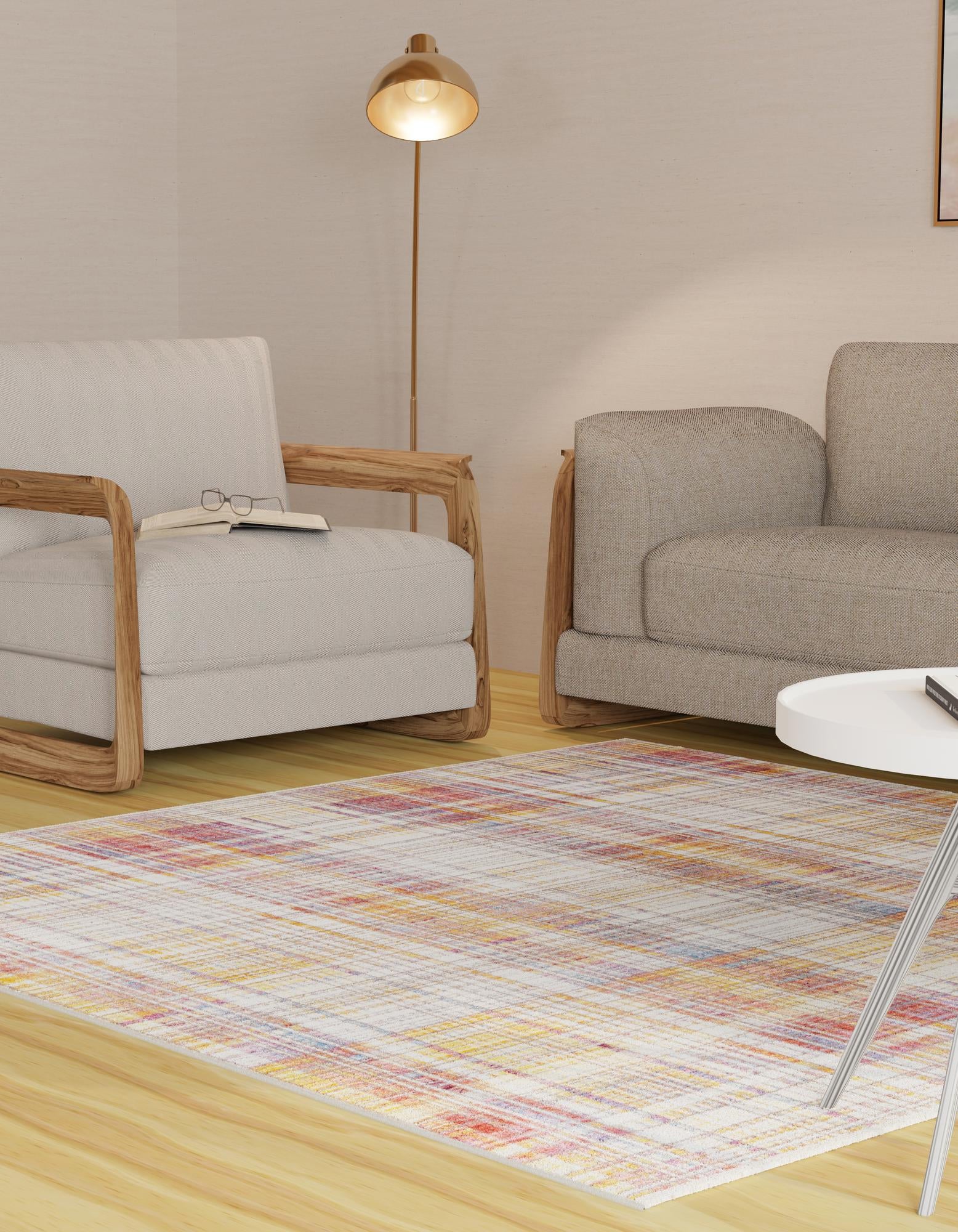 Multicolor 7' 10 x 7' 10 Deepa Square Rug | Rugs.com