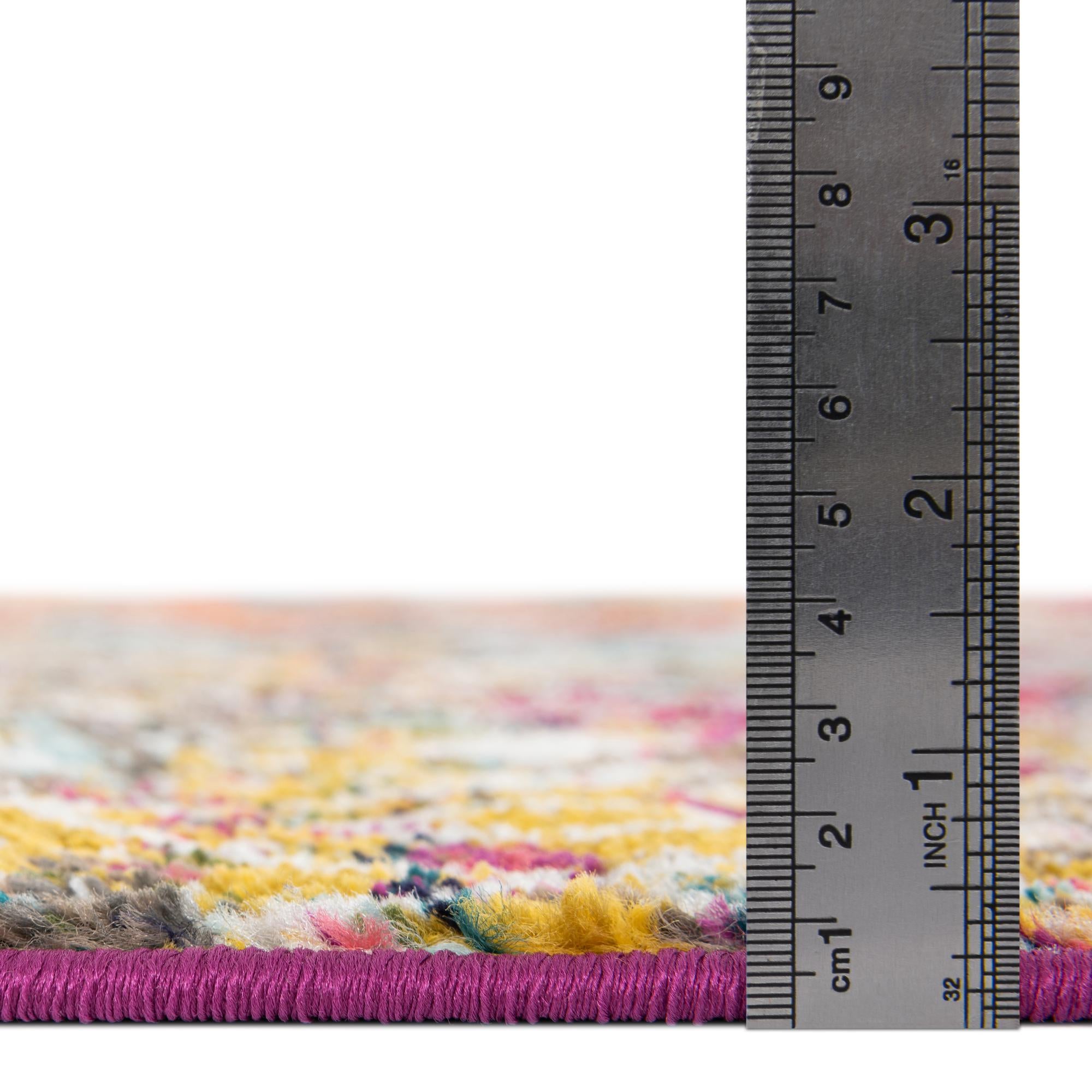 Multicolor 10' x 10' Moroccan Trellis Square Rug | Rugs.com