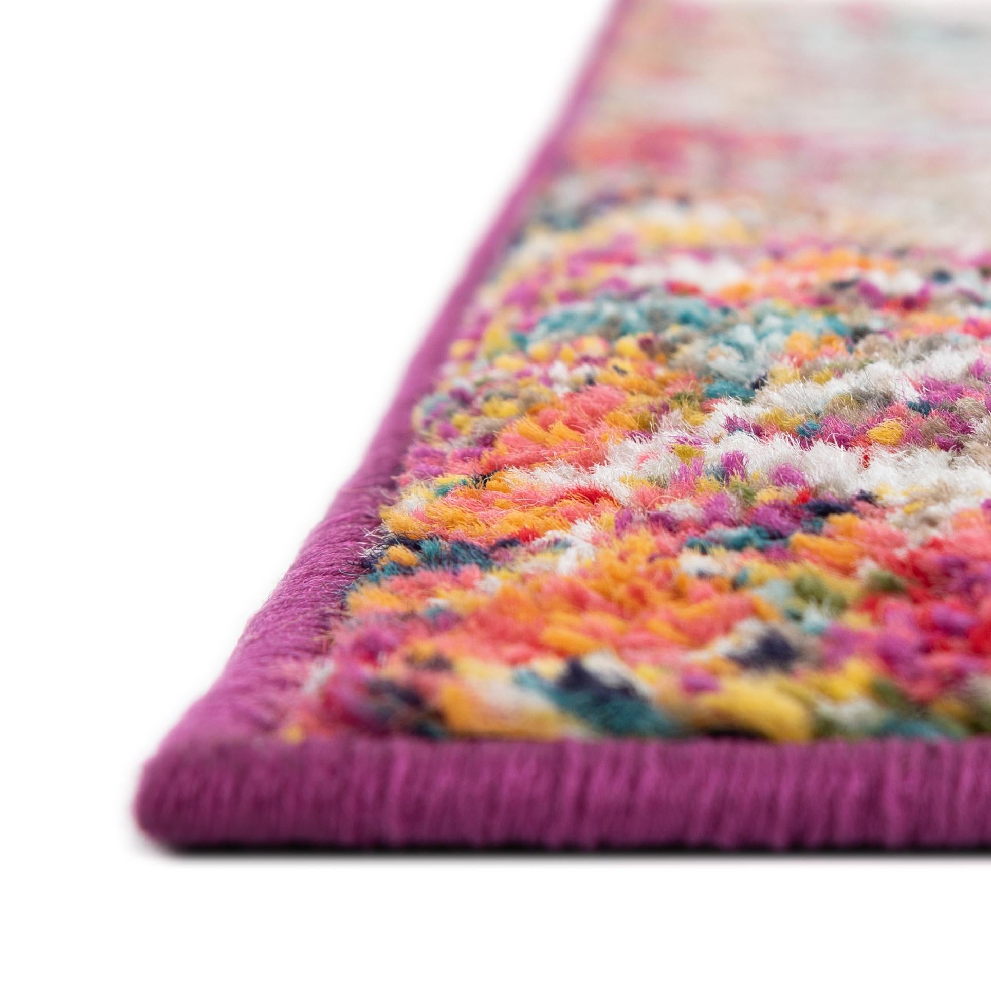 Multicolor 10' x 10' Moroccan Trellis Square Rug | Rugs.com