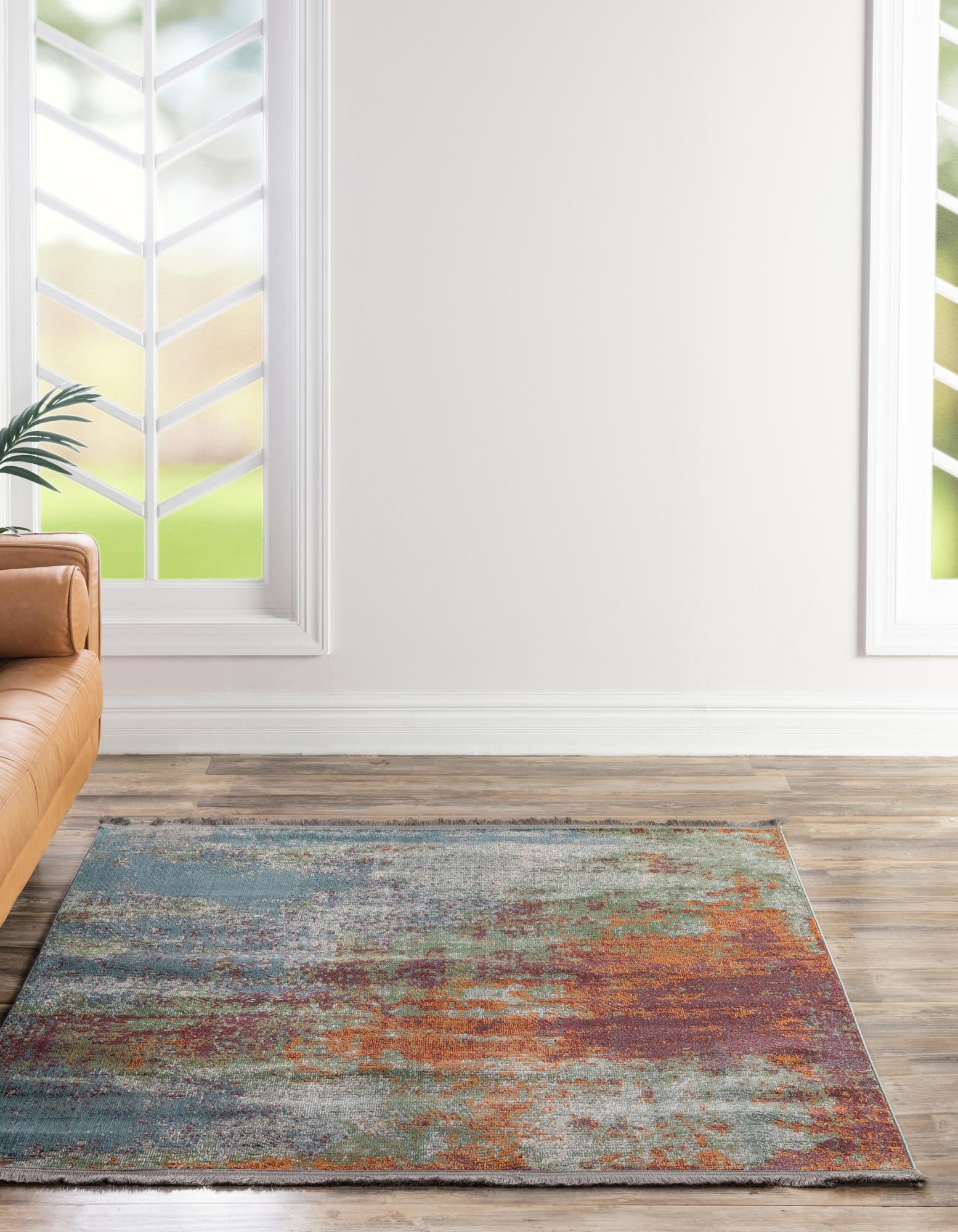 Multicolor 8' 2 x 8' 2 Paragon Square Rug | Rugs.com