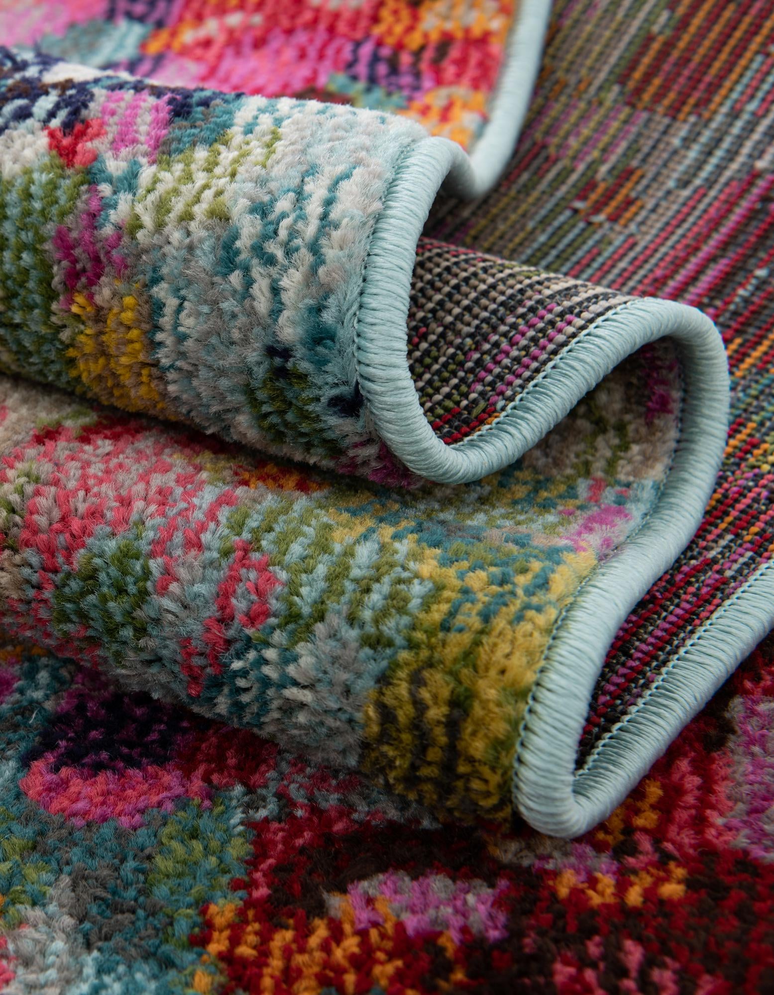 Multicolor 7' 10 x 7' 10 Theia Square Rug | Rugs.com