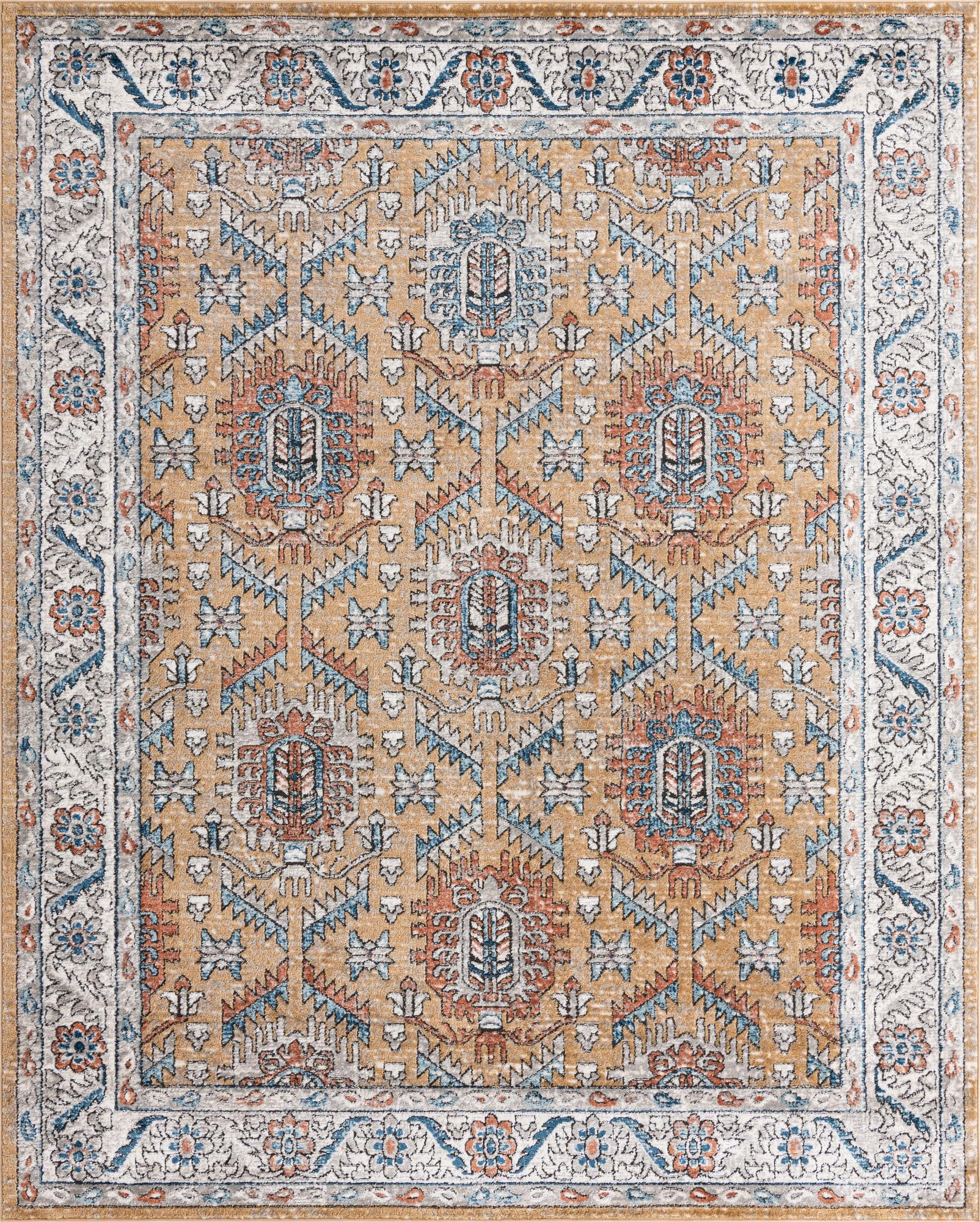 Mustard Yellow 7' 10 x 10' Nyla Rug | Rugs.com