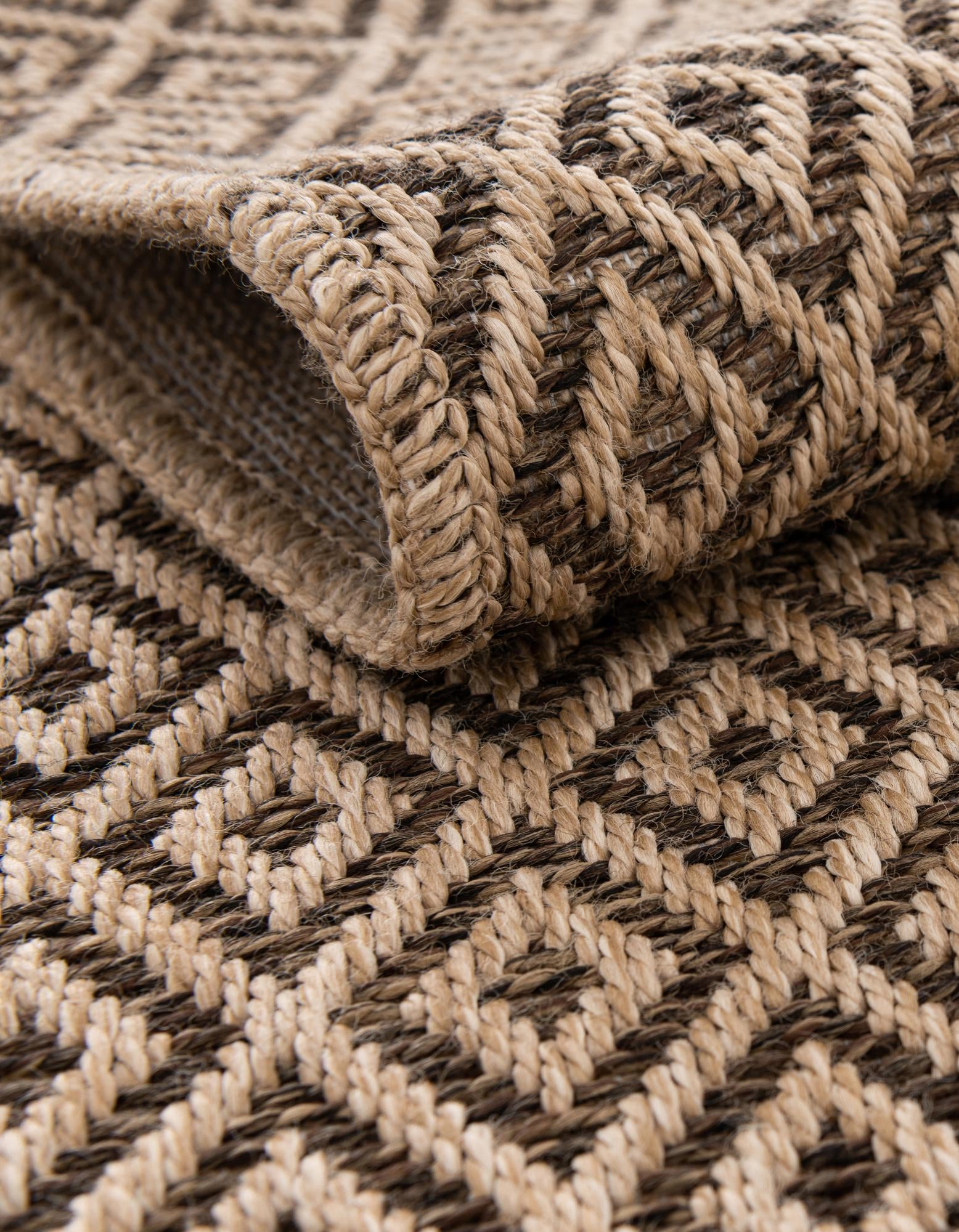 Natural and Brown 2' 9 x 8' Dunes Runner Rug | Rugs.com